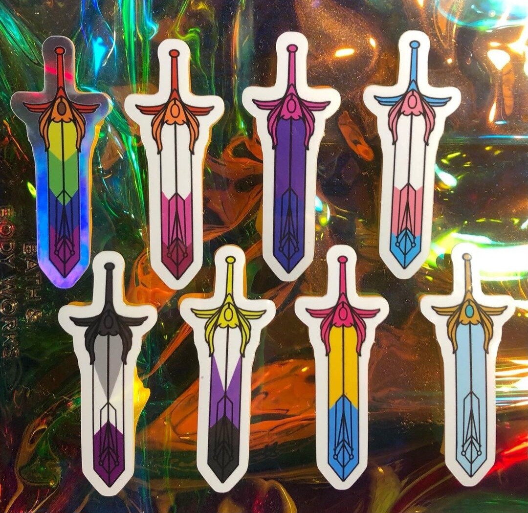 Pride Sword Stickers | MakerPlace by Michaels
