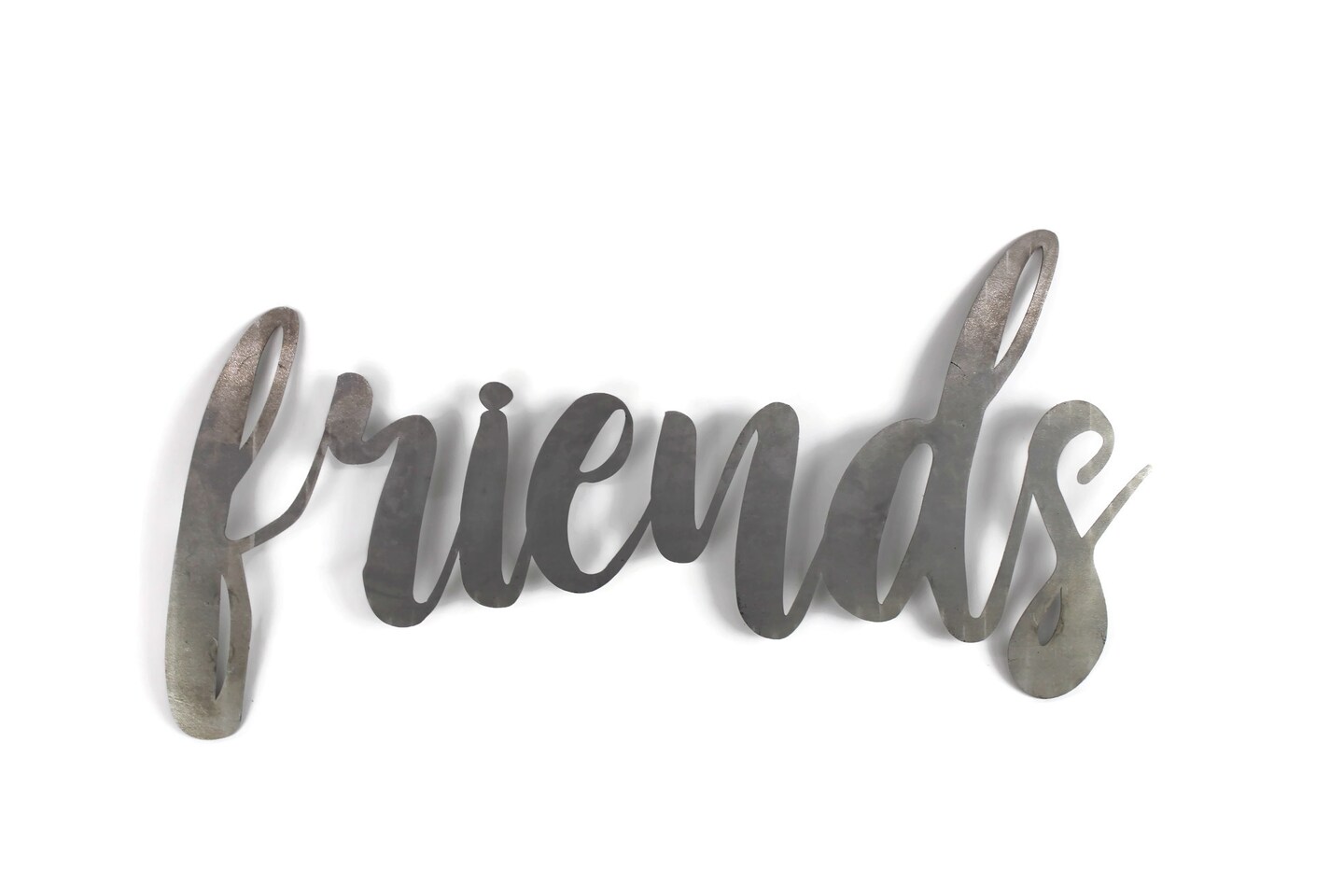 friends Metal Script Word Sign 14.25 to 16.5 Inches Wide | MakerPlace ...