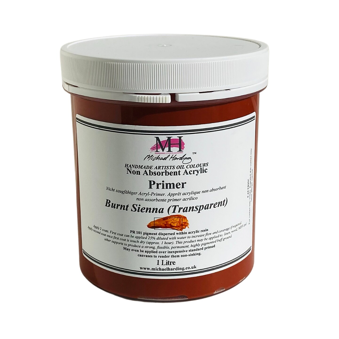 Michael Harding Non-Absorbent Acrylic Primer - Superior Base for Oil ...