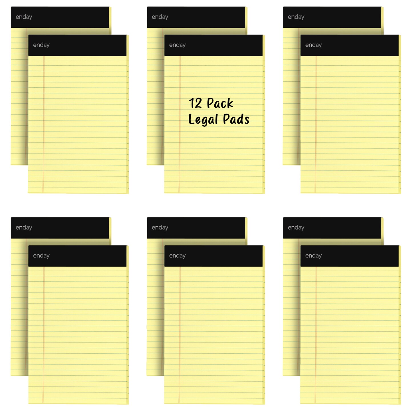 Jr. Legal pad, Small Note Pads Legal Ruled Writing Pad. Perforated Edge ...