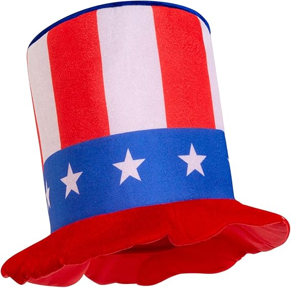 Patriotic Uncle Sam Top Hat, 4th of July Top Hat | Michaels