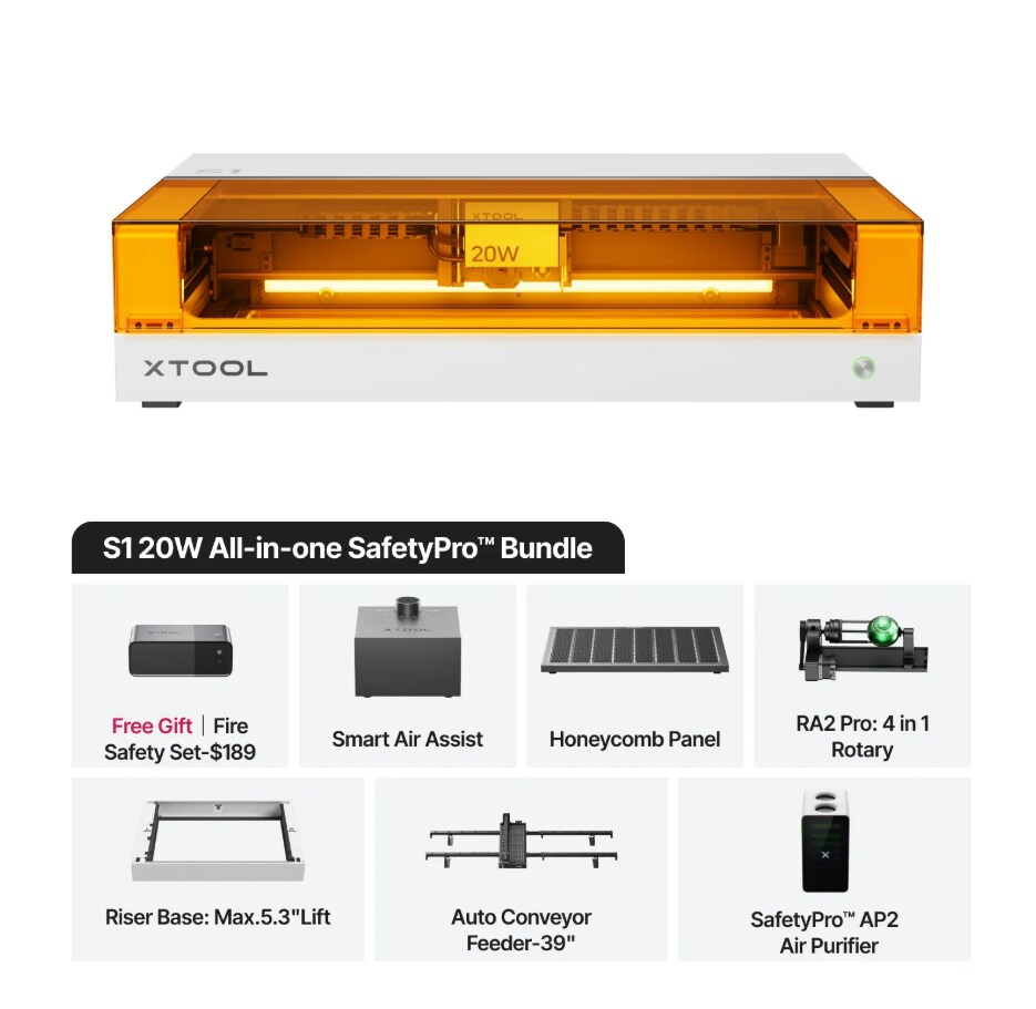 xTool S1 20W/40W Enclosed Diode Laser Cutter | Michaels