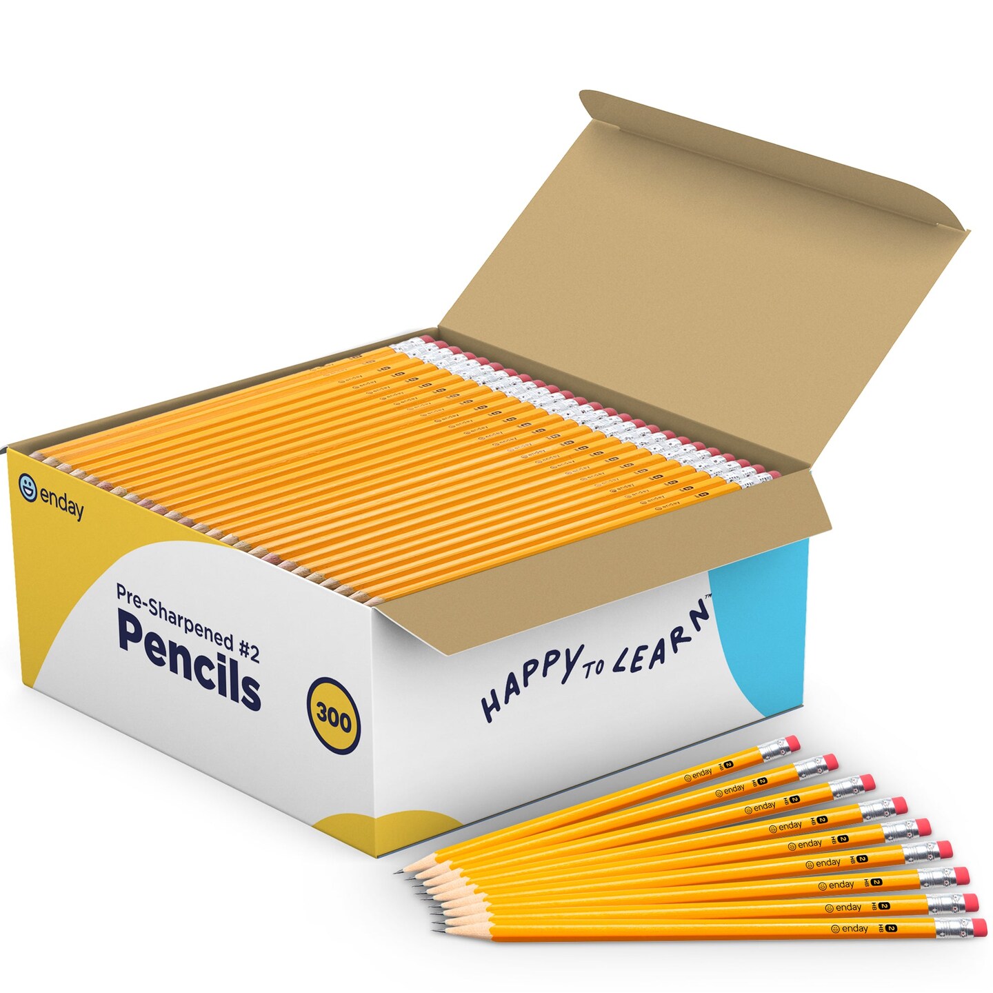 Enday Bulk Box of # 2 Pre-Sharpened Wood Pencils | Michaels