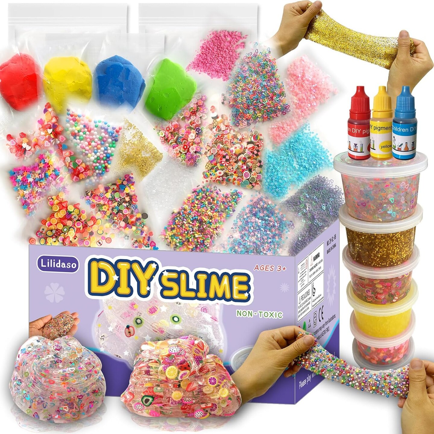 Jumbo Premade Clear Slime Kit | Michaels