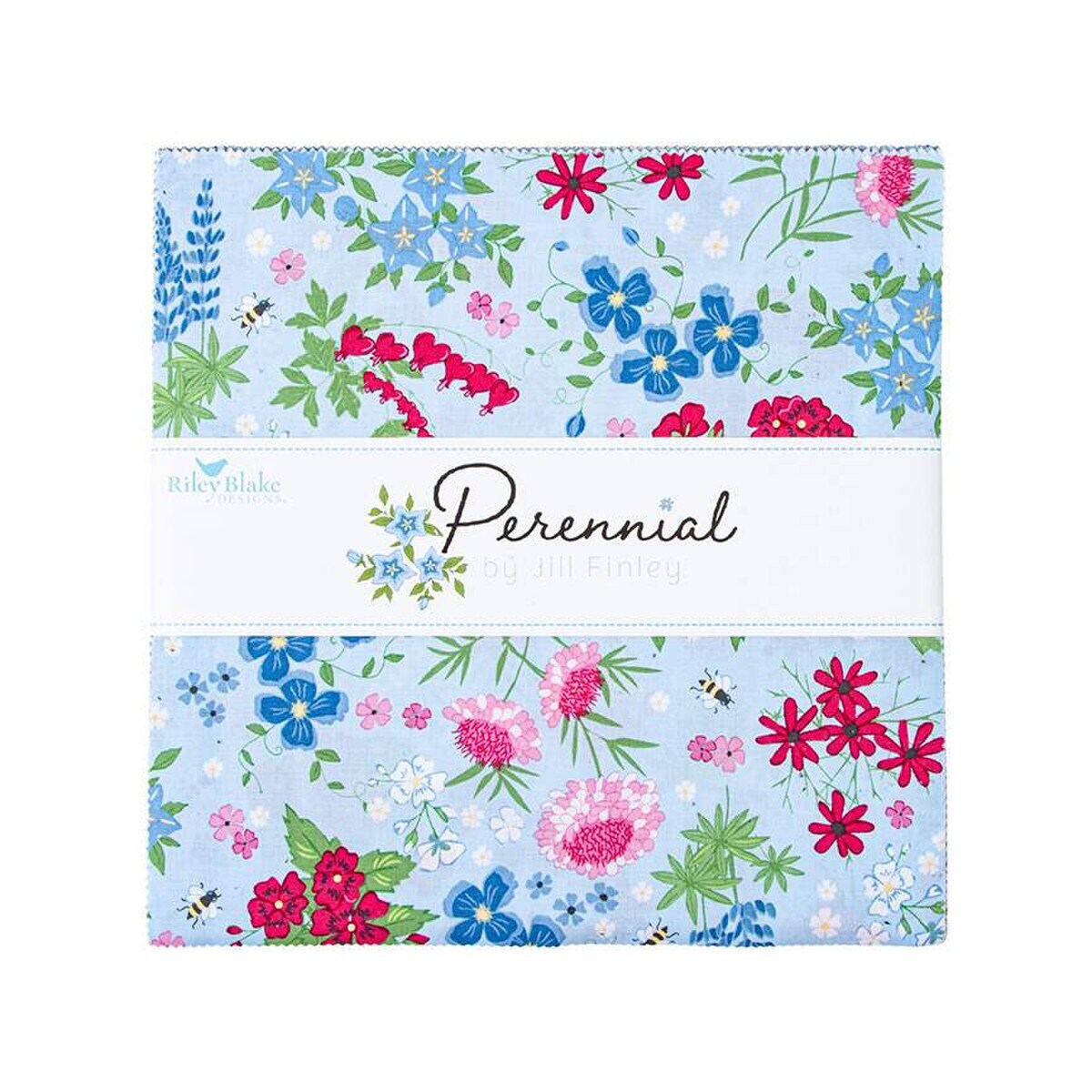 Perennial 10" Square Pack (Layer Cake / 10" Stacker) by Jill Finley for ...