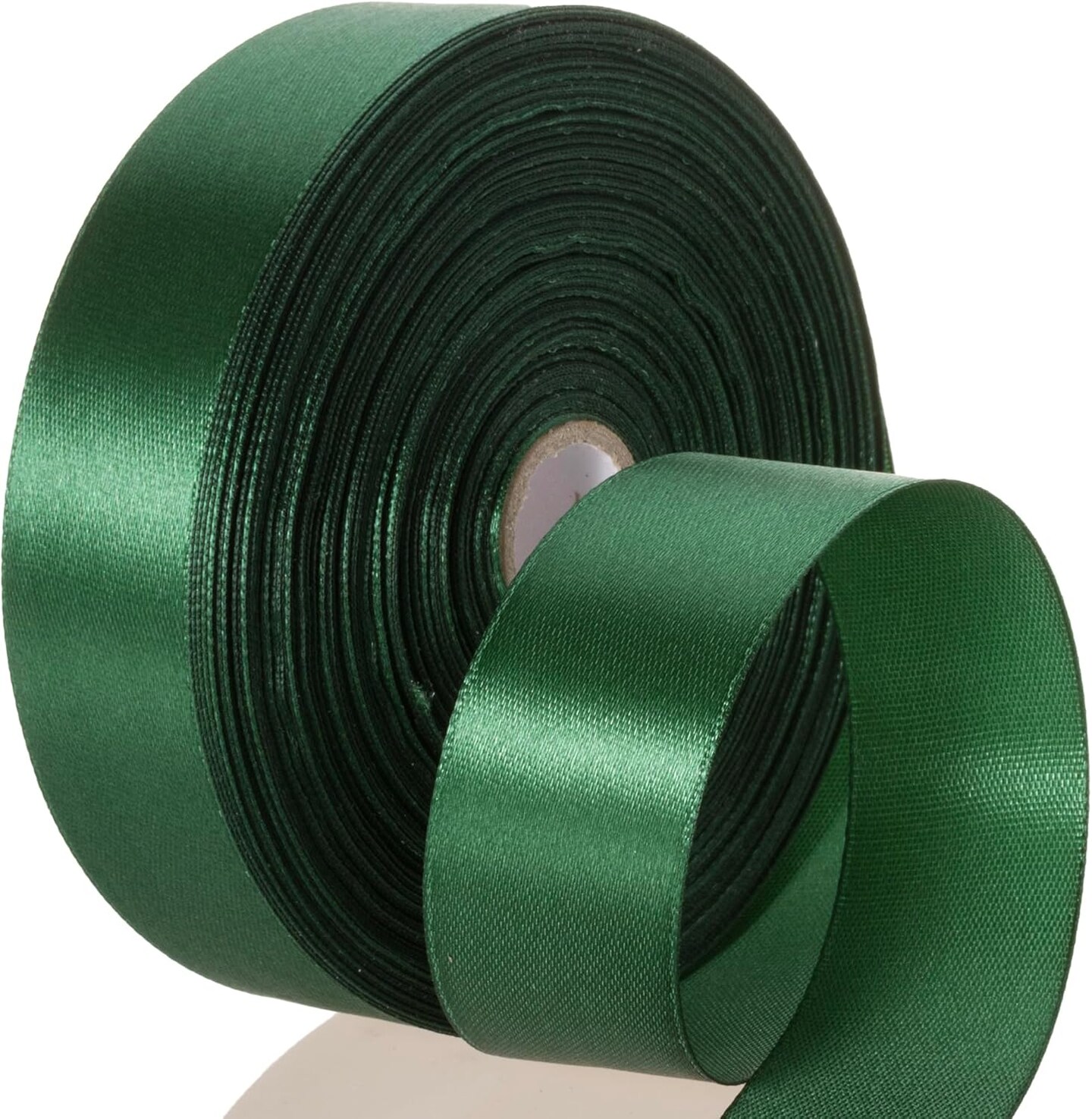 50 Yards 1 Inch Forest Green Satin Ribbon | Michaels