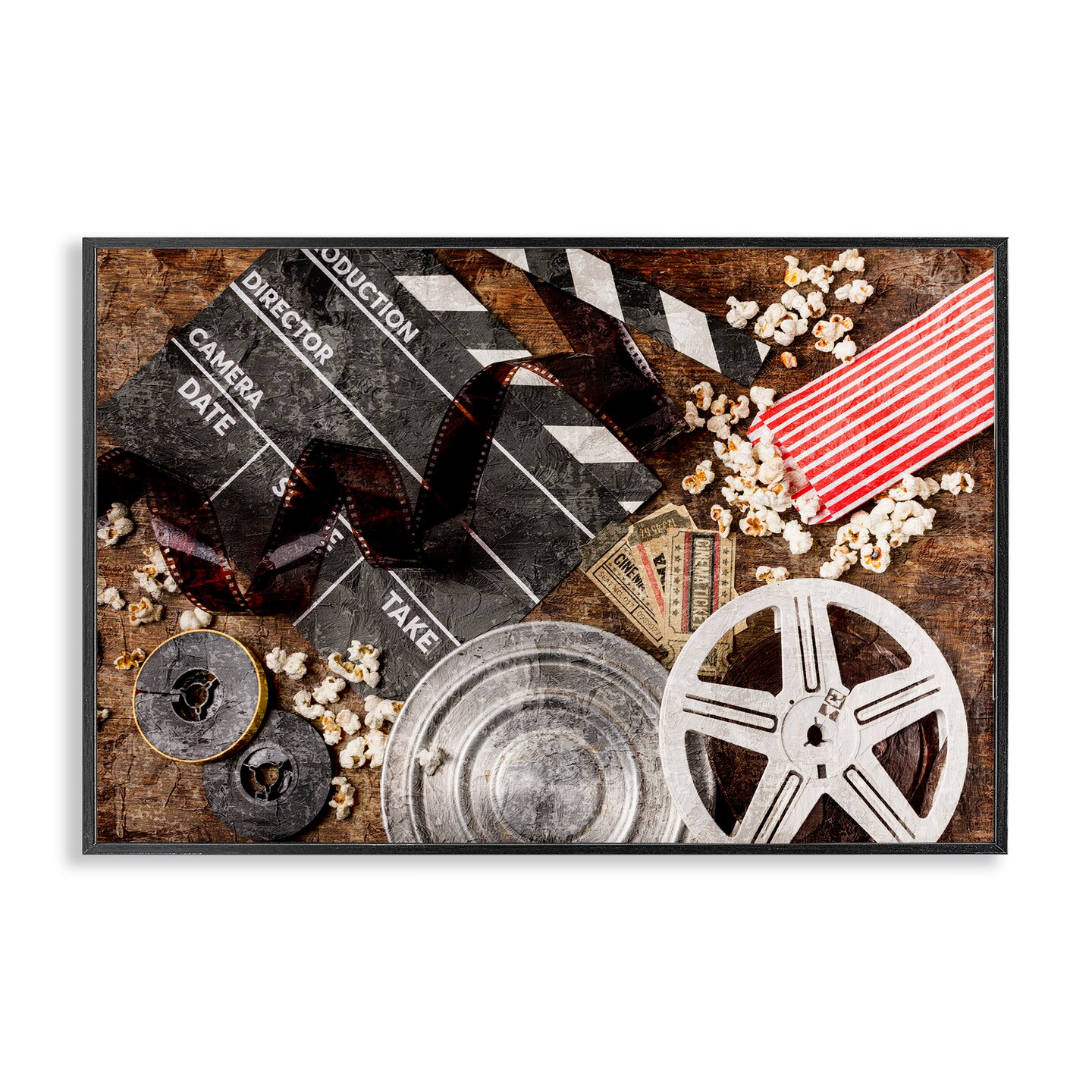 Stupell Industries Movie Theater Still Life Framed Giclee By Kim Allen | Michaels