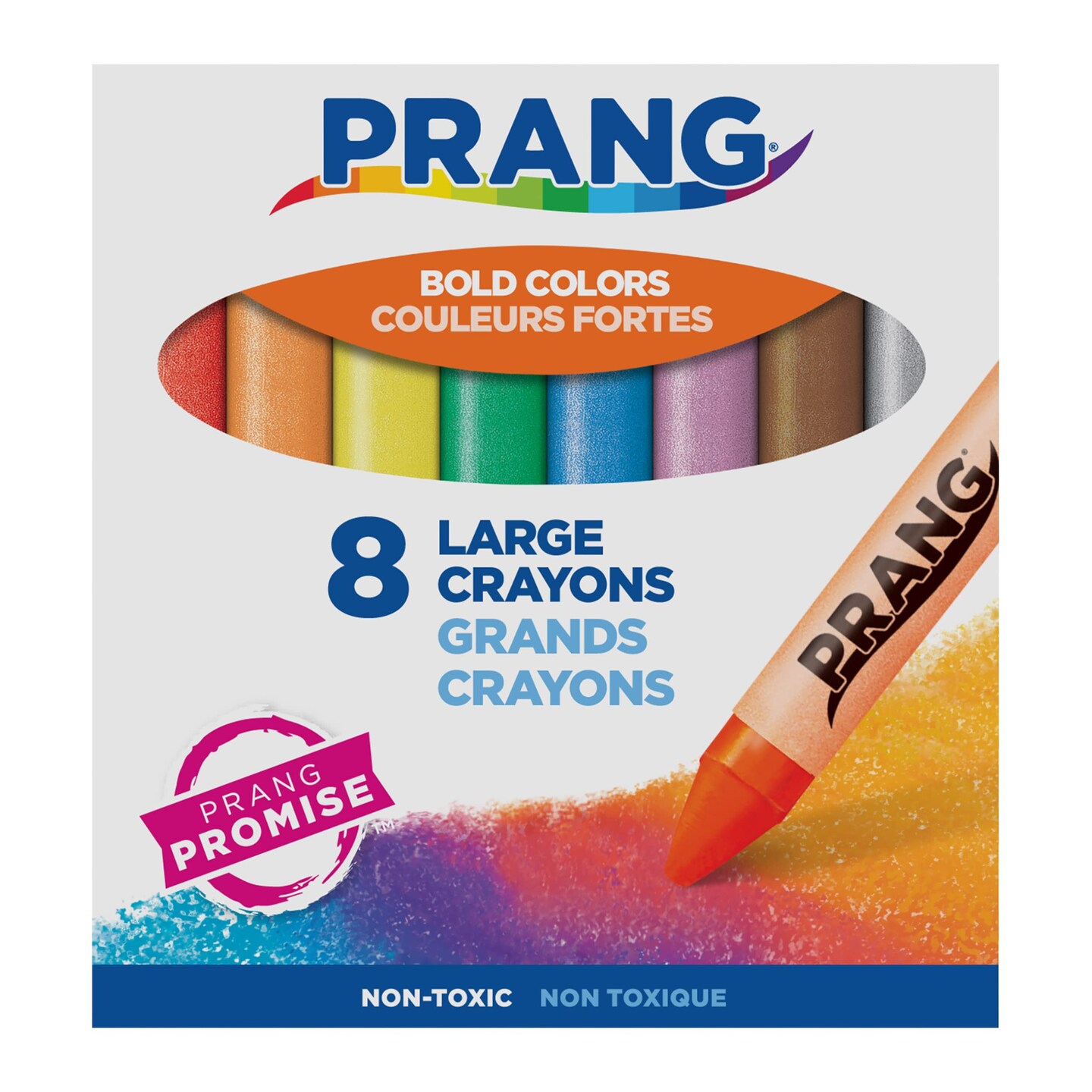 CRAYONS LARGE LIFT LID BOX 8 COLORS | Michaels