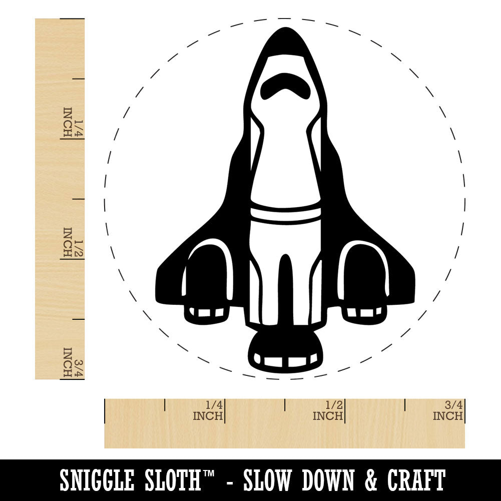 Space Shuttle Ship Rocket Science Rubber Stamp for Stamping Crafting ...