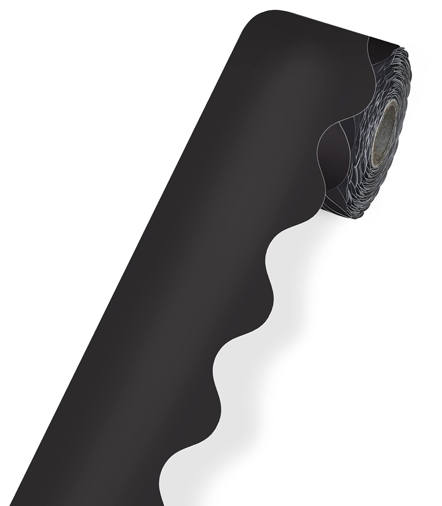 BLACK ROLLED SCALLOPED BORDERS | Michaels