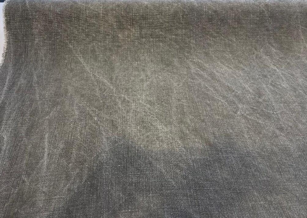 1 Yard Belgian Linen Drifter Moss Upholstery Drapery Fabric 56 Inches ...