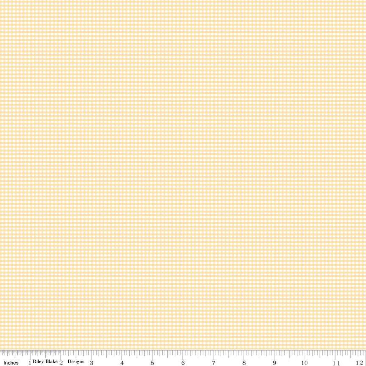 Fabric Riley Blake Basics Beehive 1/16" Micro Ginghams by the Quarter ...