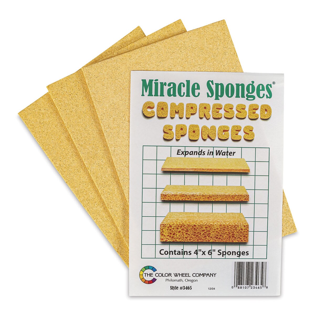 Miracle Sponges - 4" x 6", Pkg of 3, Count: 1, Size: 4" x 6", Model ...