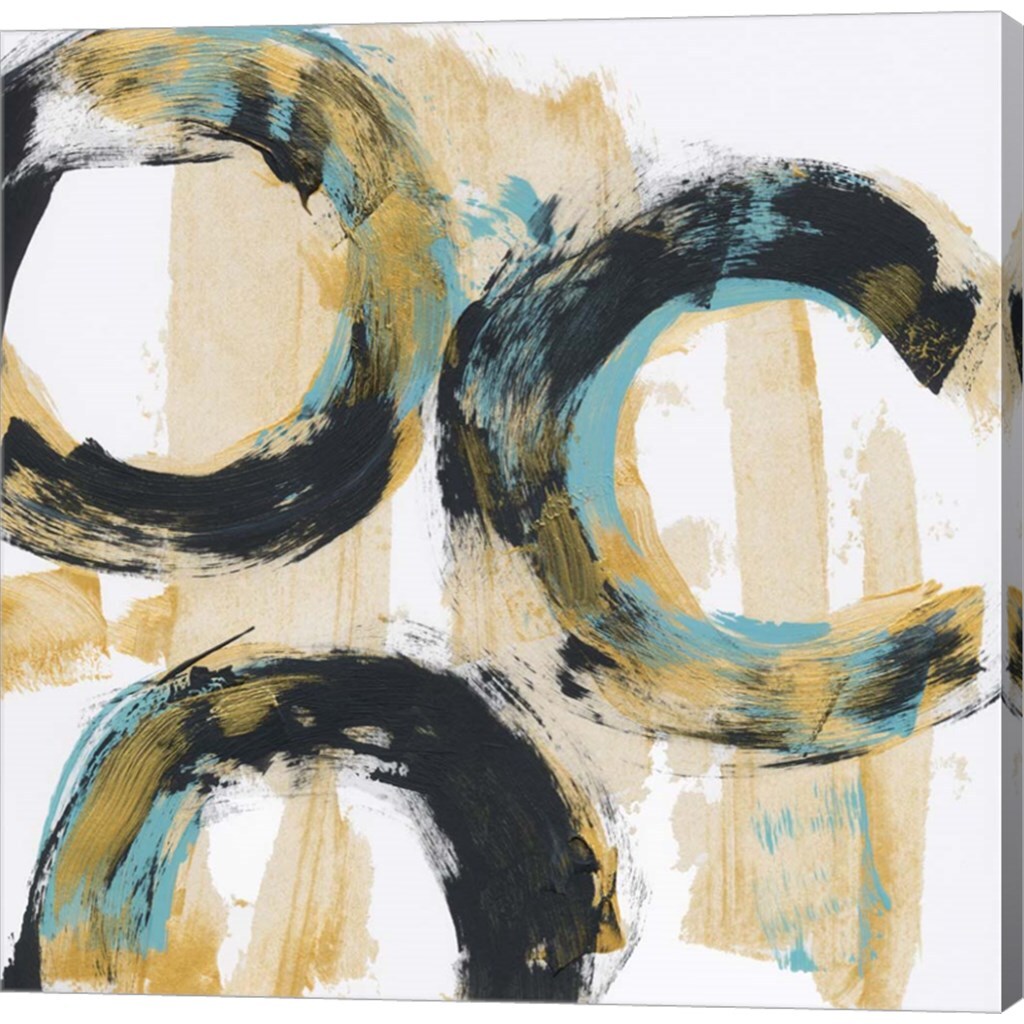 Float In Blue 2 by Bronwyn Baker 24" x 24" Canvas Wall Art | Michaels