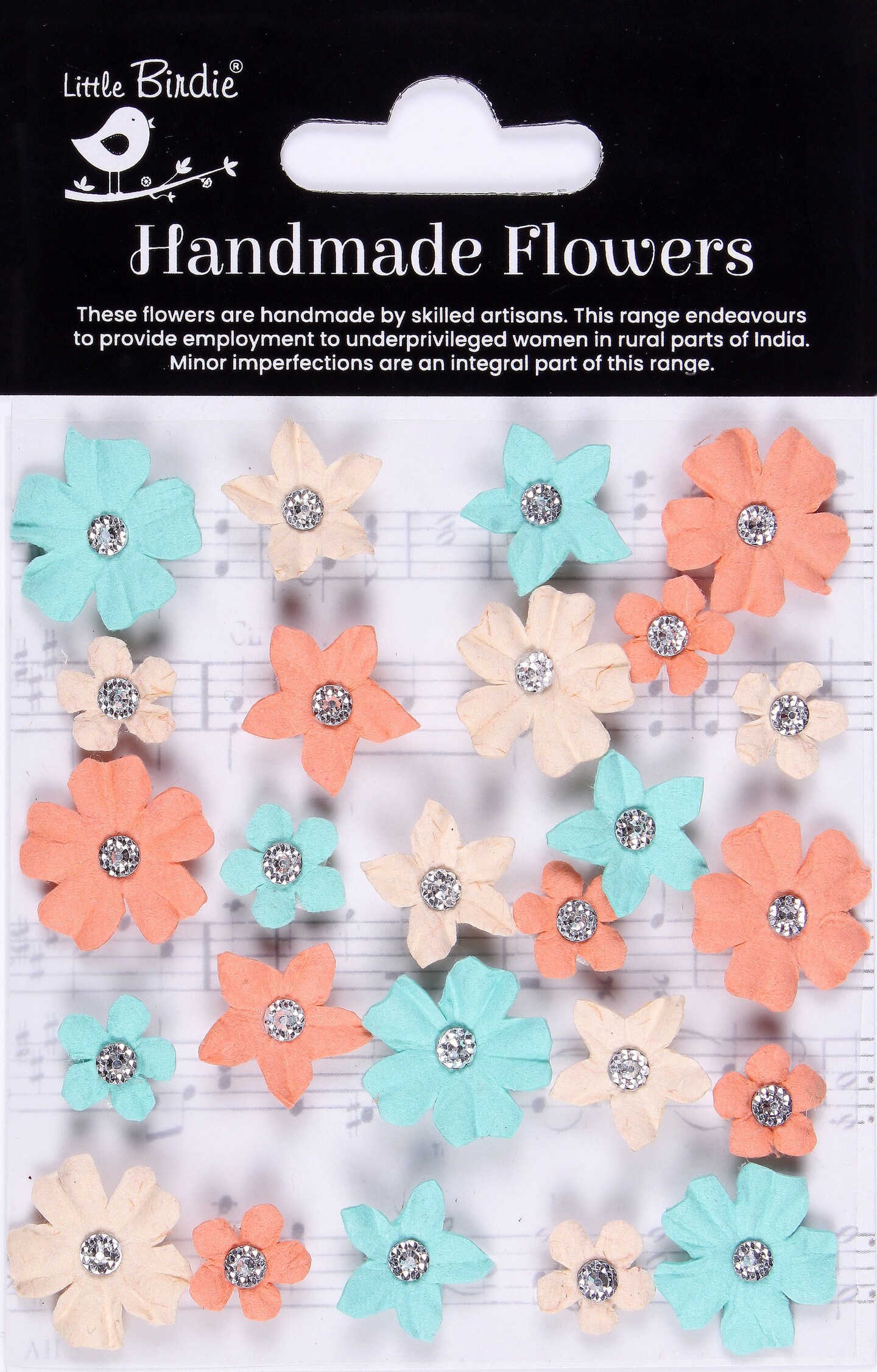 Little Birdie Karolina Paper Flowers 25/Pkg-Sun & Rain | Michaels