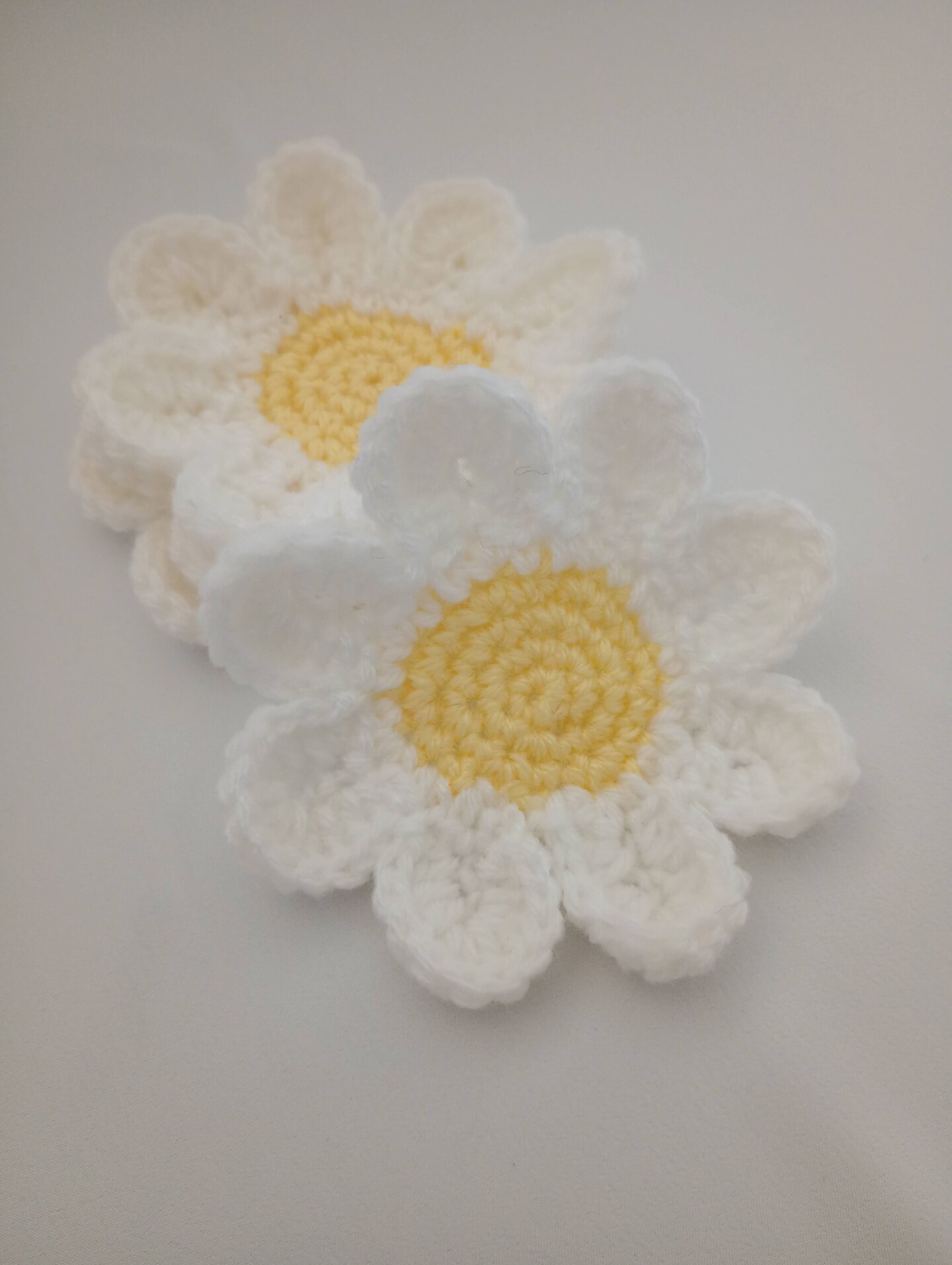 Handmade Daisy Crochet Cup Coaster. Available individually or in a set ...