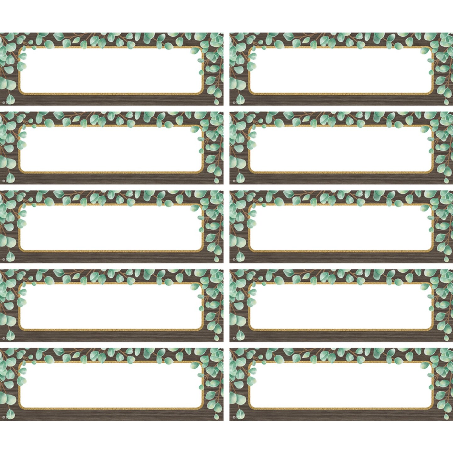 Eucalyptus Labels Magnetic Accents, Pack of 20 | Michaels