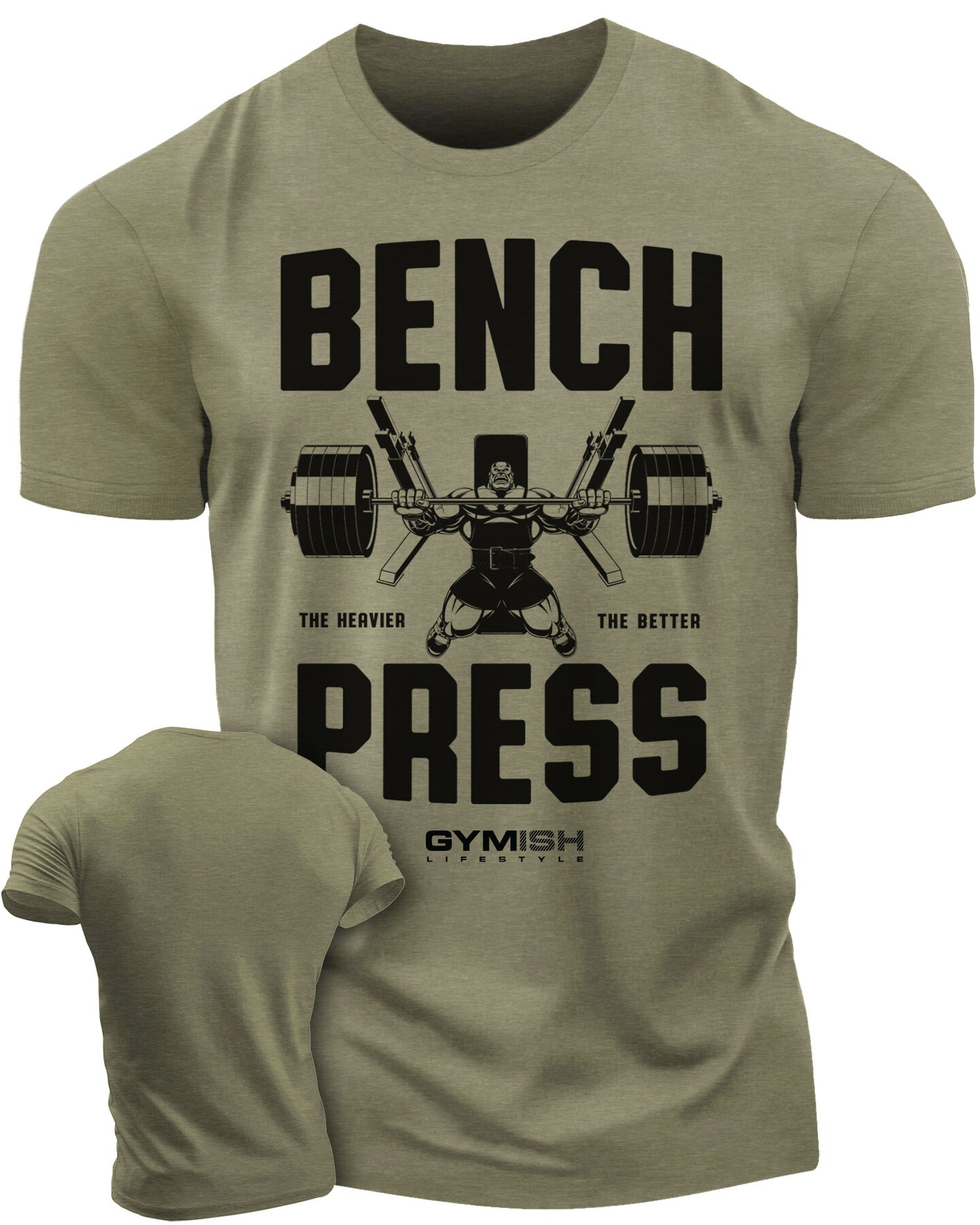 025. Bench Press Funny Motivational Workout Gym T-Shirt for Men ...