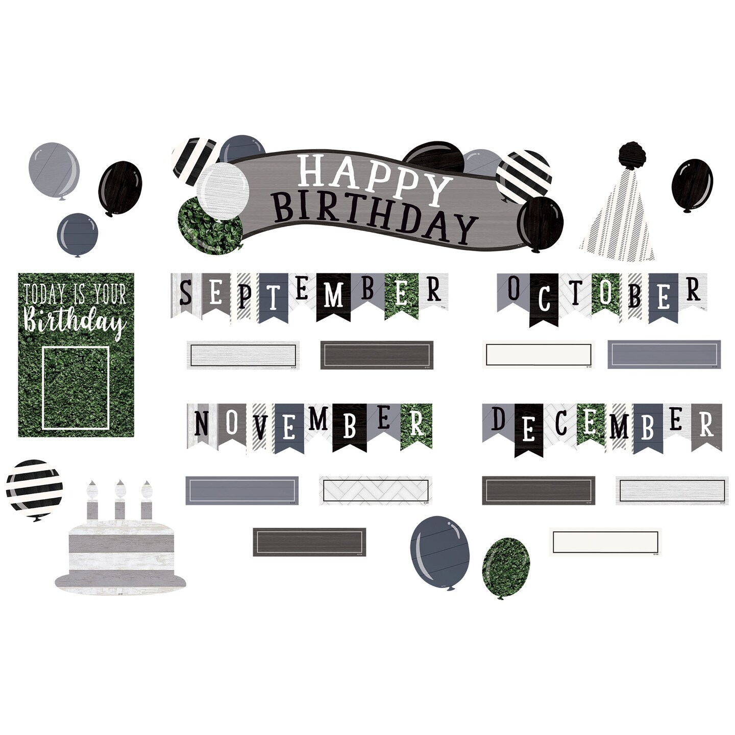 Modern Farmhouse Happy Birthday Mini Bulletin Board Set | Michaels