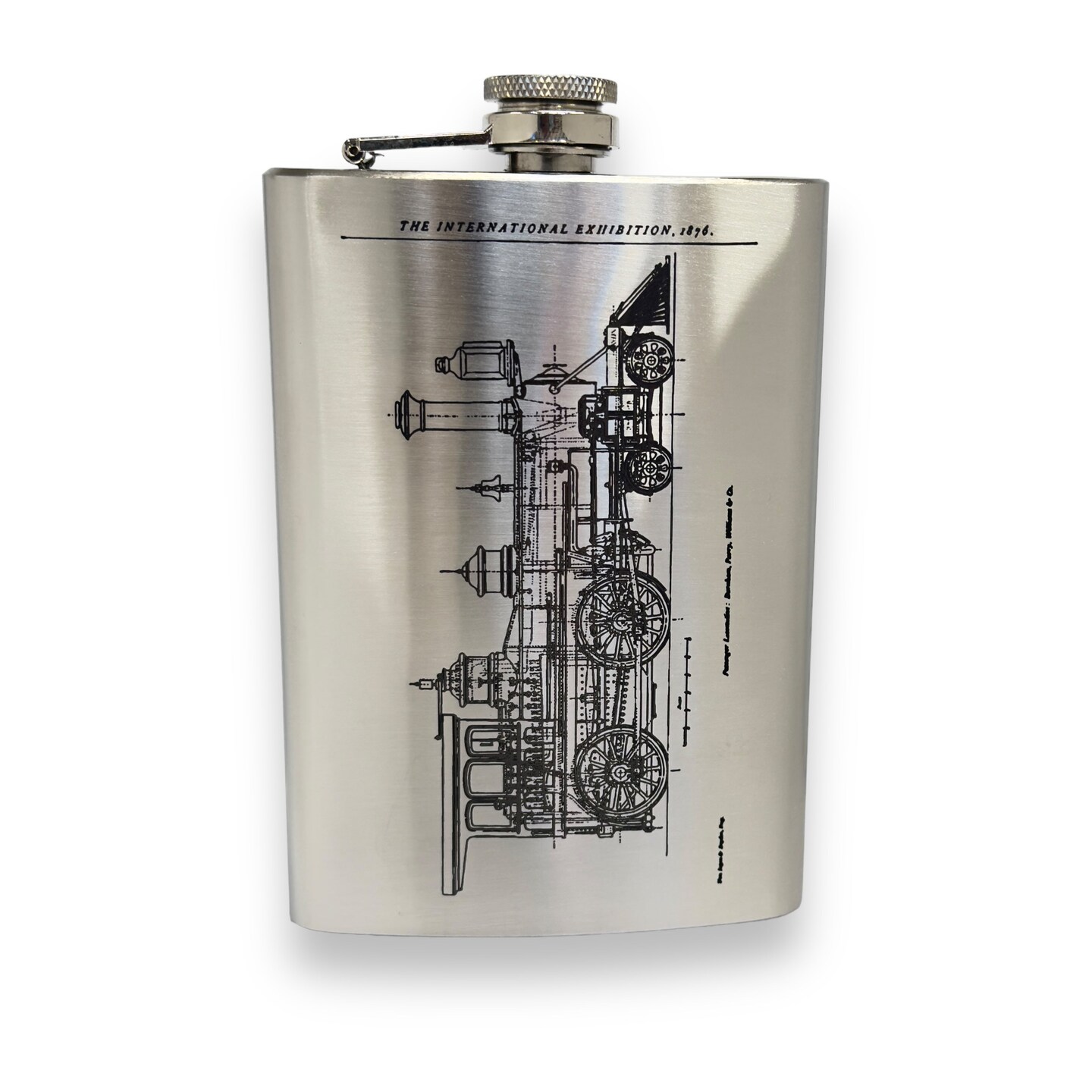 8oz Steam Locomotive International Stainless Steel Flask | Michaels