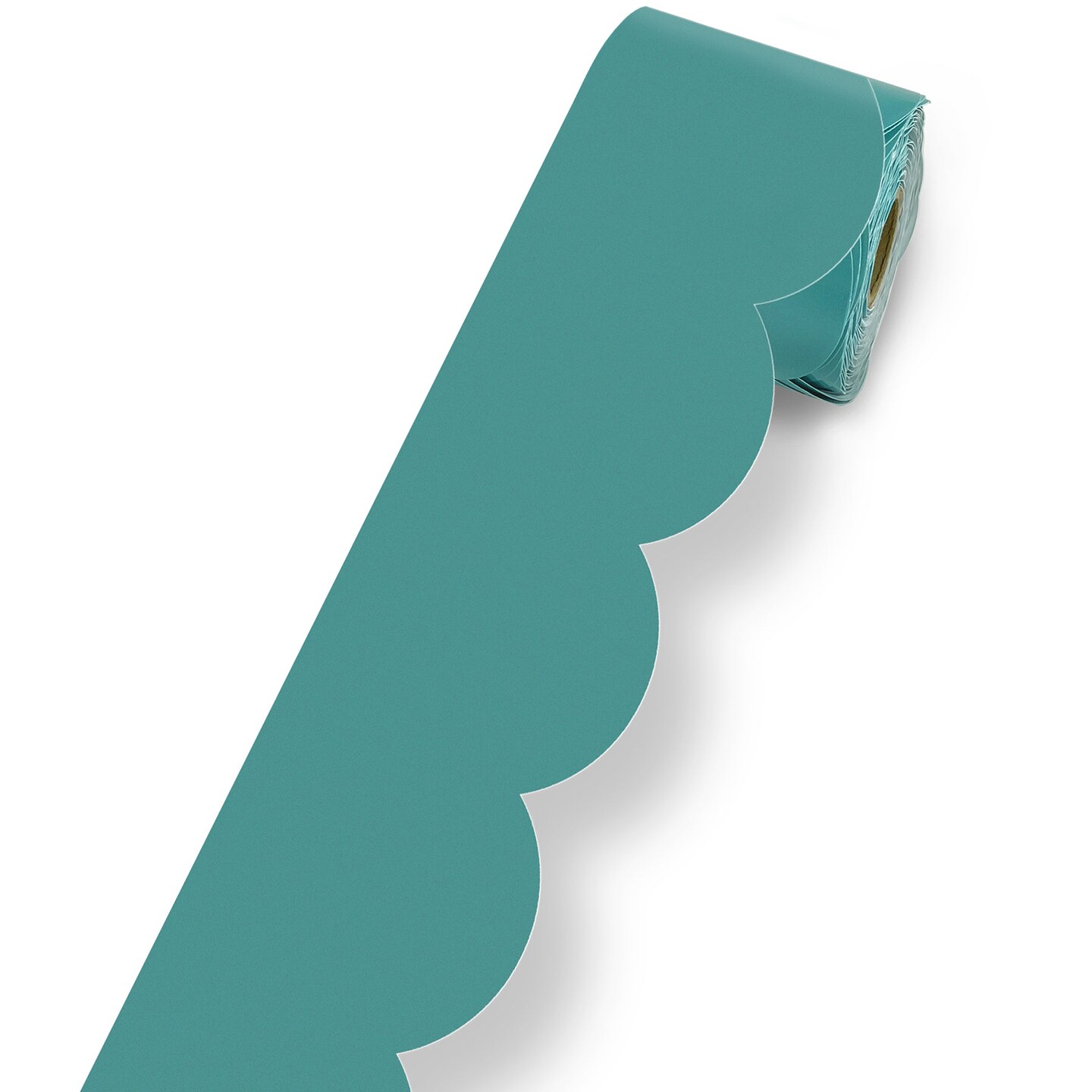 We Belong Teal Rolled Borders Scalloped | Michaels