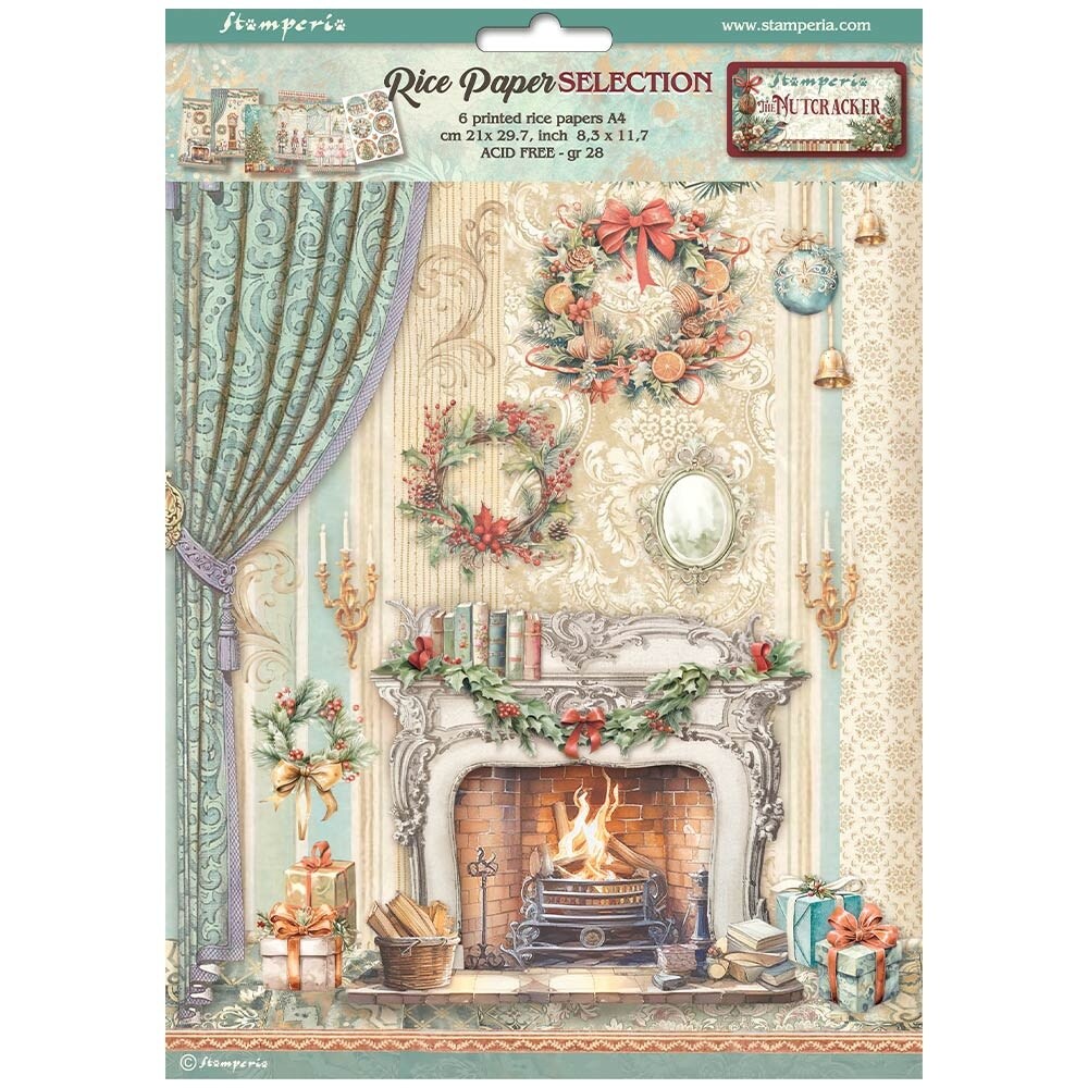 Stamperia Assorted Rice Paper A4 6/Sheets-The Nutcracker | Michaels