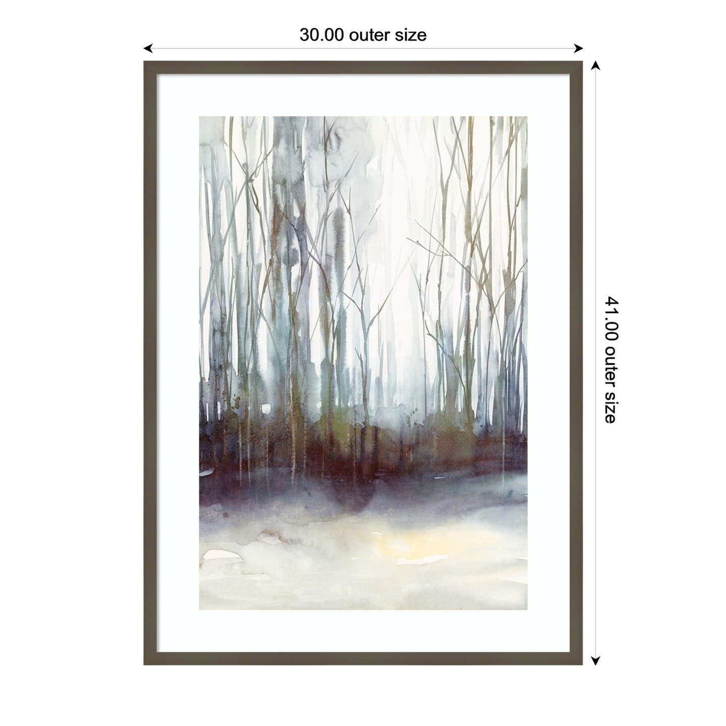 Winter Storm by Isabelle Z Wood Framed Wall Art Print | Michaels