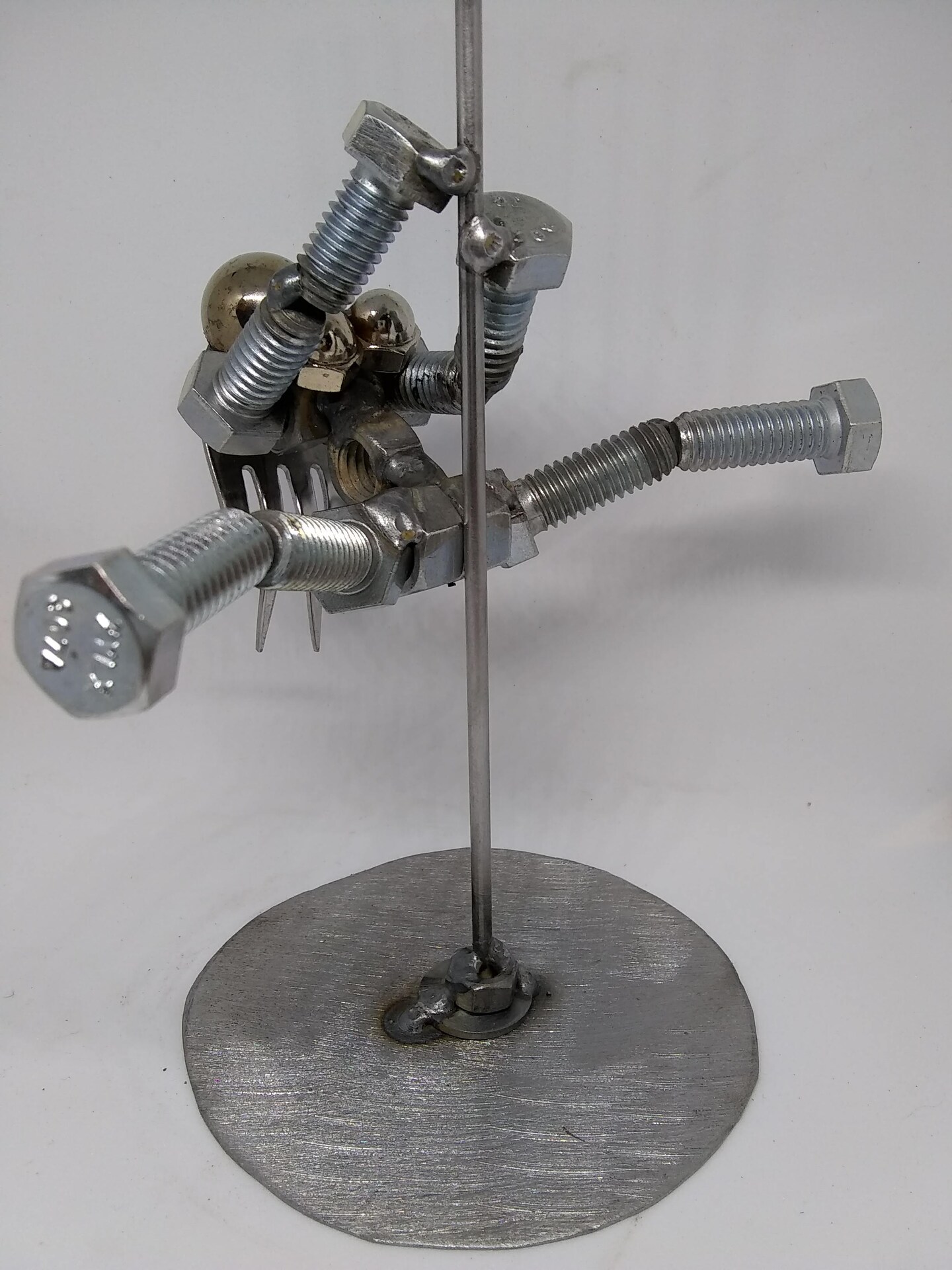 Exotic Dancer, Pole Dancer, Metal Bolt Figurine, Upcycled Art ...