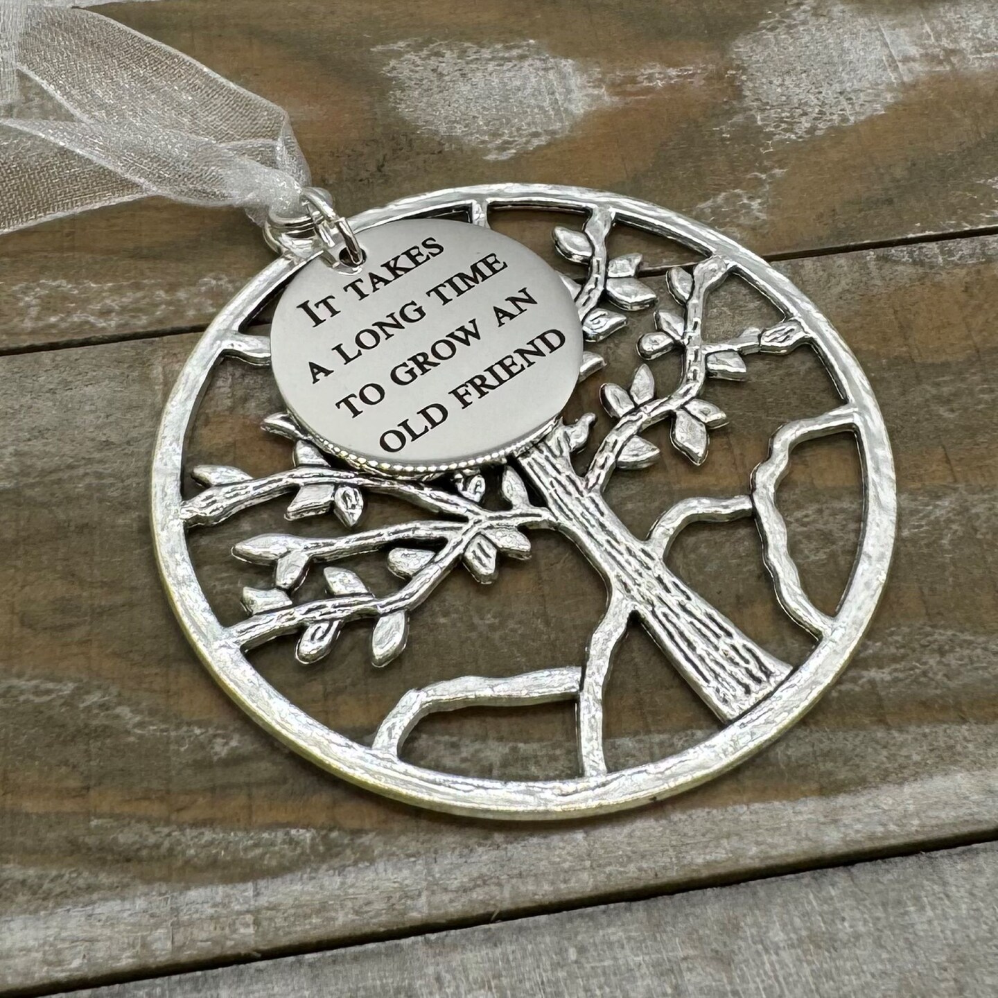 Bestie Ornament Personalized Grow Old Friend - Personalized Custom ...