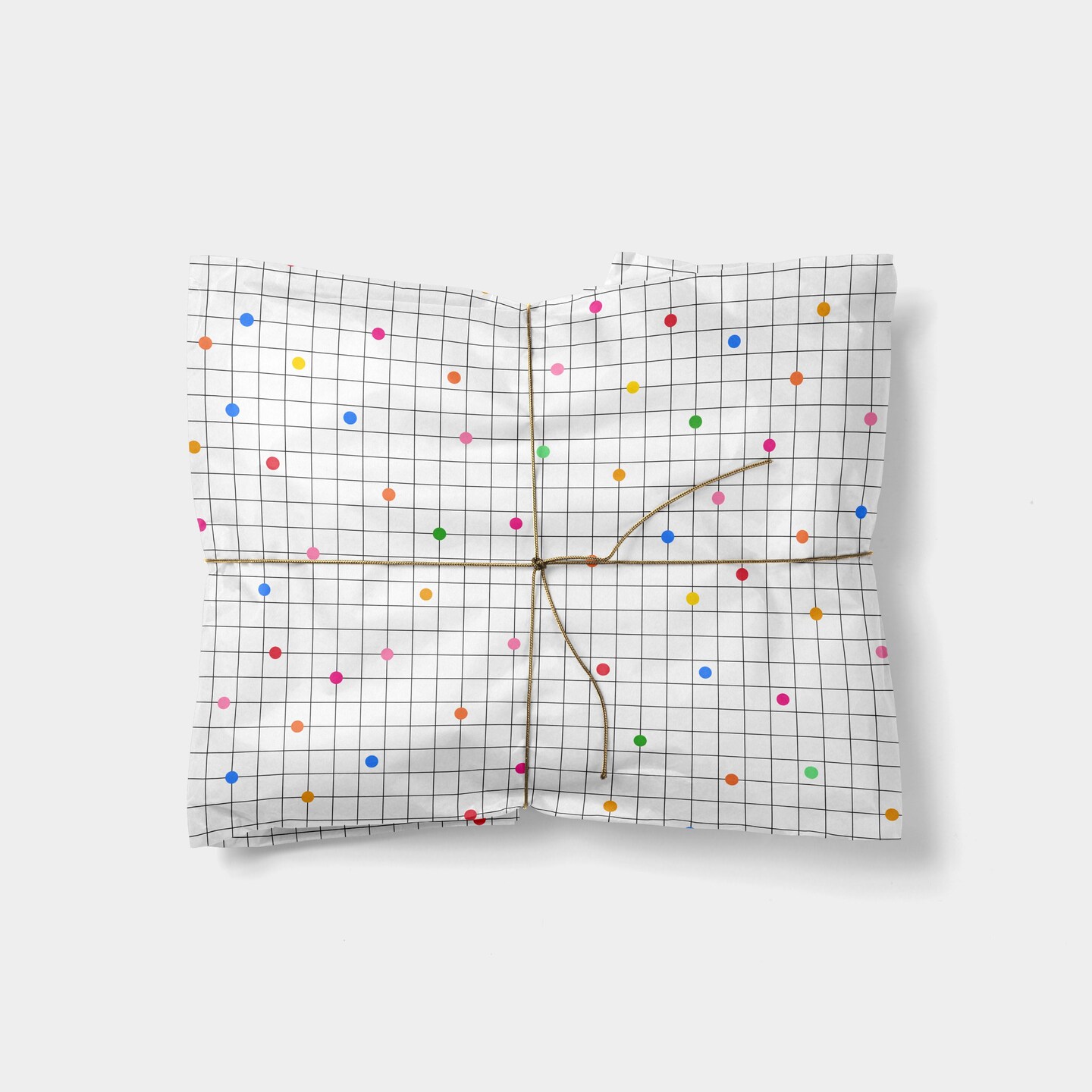 Colorful Dot Grid Gift Wrap | Michaels