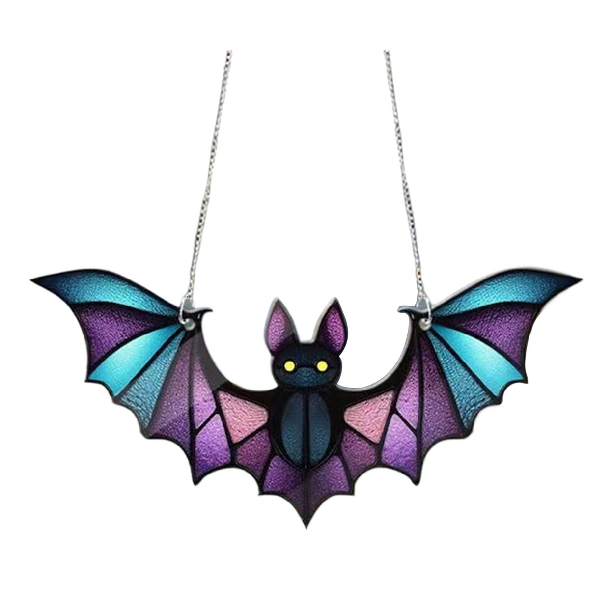Halloween Bat Acrylic Window Hanging Gothic Bat Hanging Ornament Bat ...