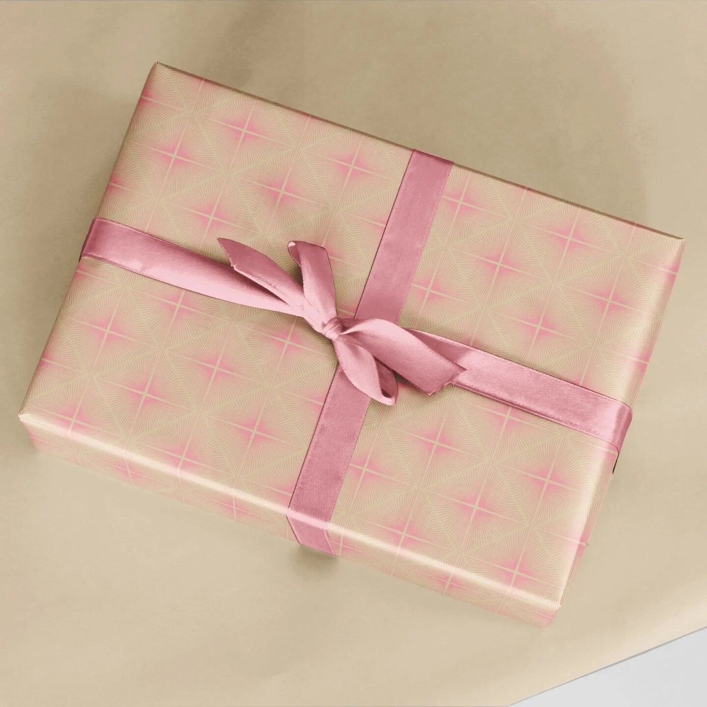 Fine Line Pink Deco Gift Wrap | Michaels