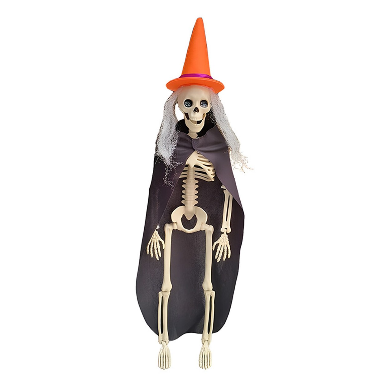Halloween Witch Skeleton Decoration Posable Full Body Bone Statue ...