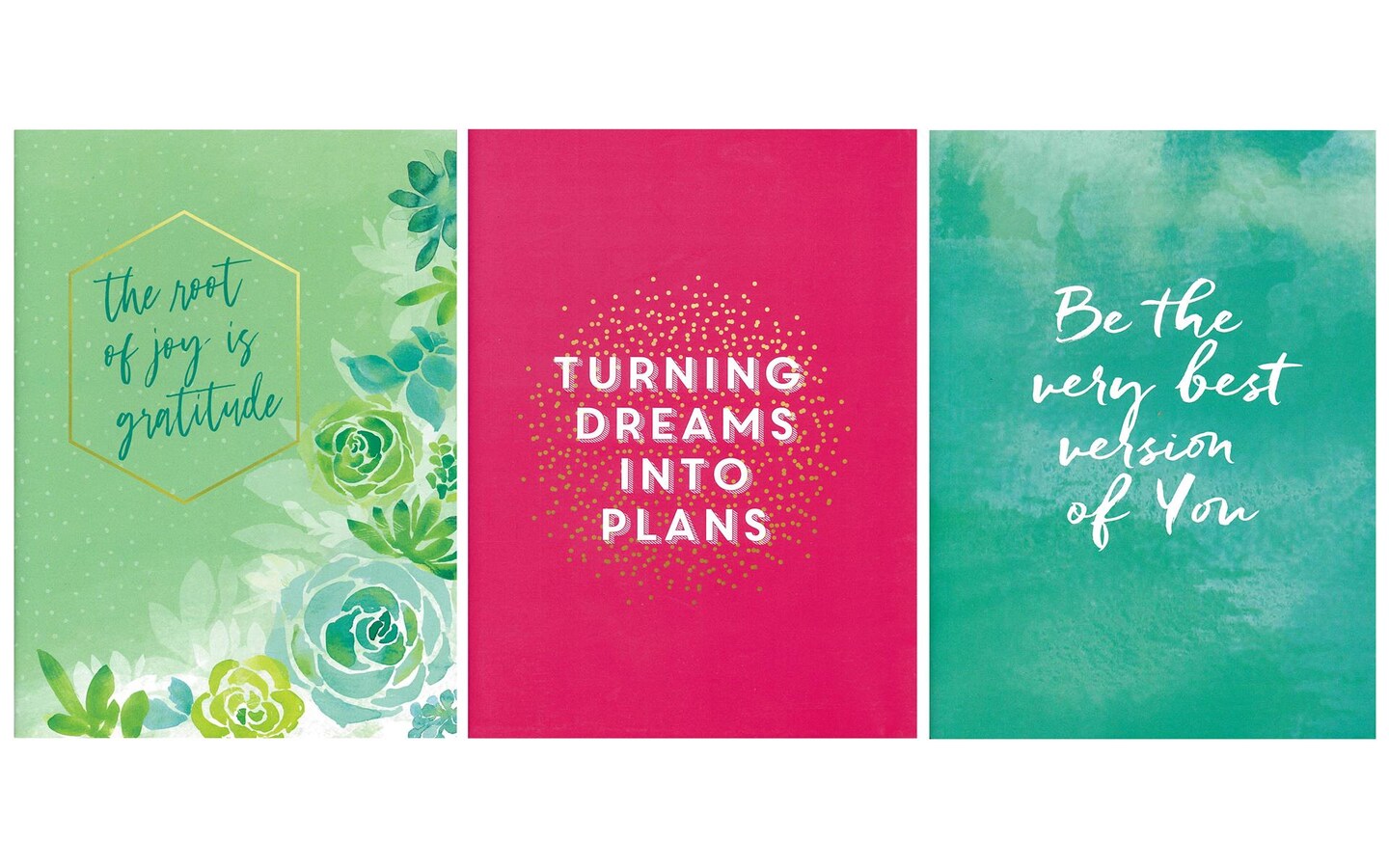 Guided Journal Collection 6x8"Set/3Well/Goal/Grat | Michaels