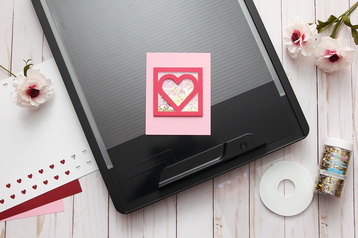 Heart Shaker Card with the Silhouette ES Mat | Classes | Michaels