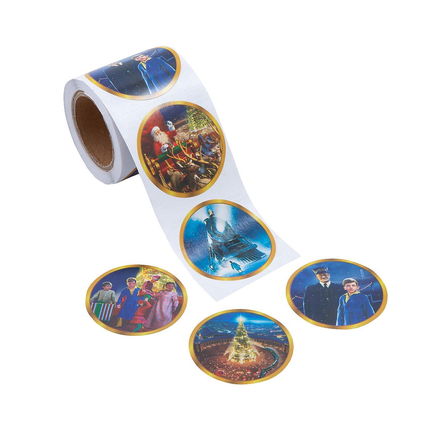 Bulk 100 Pc The Polar Express Characters Sticker Roll | Michaels