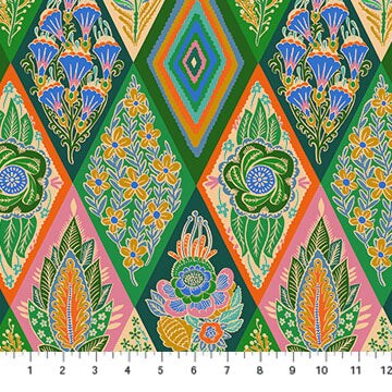 Fabric Northcott Jade Socialite Shooting Star by the Quarter Yard ...