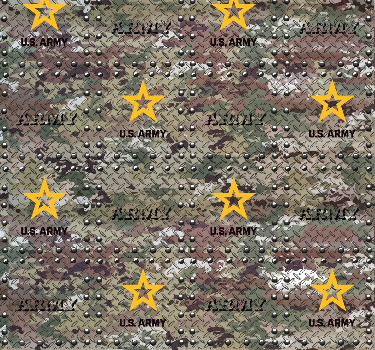 Fabric Sykel Enterprises U.S. Army Military Grate by the Quarter Yard ...