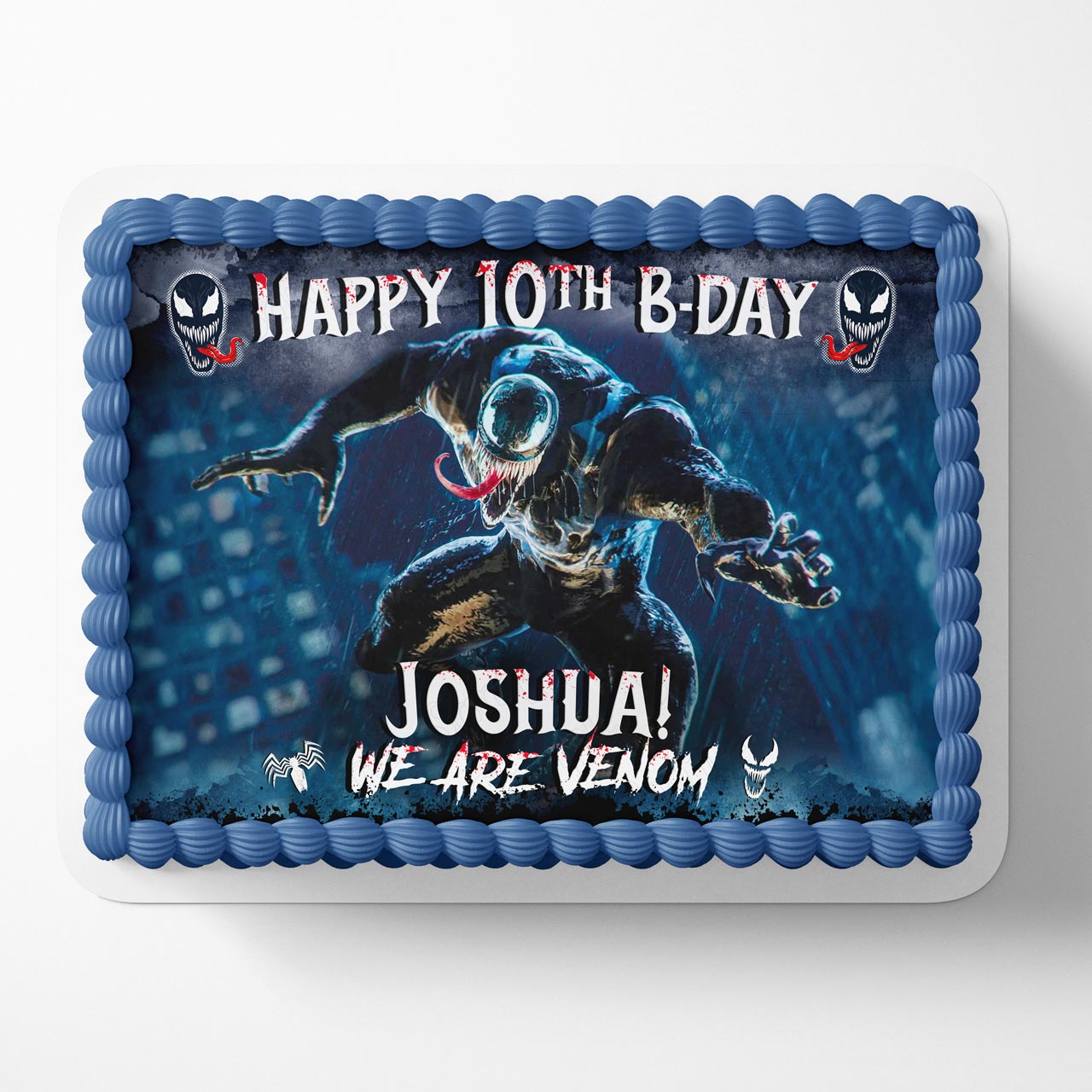 We Are Venom Edible Cake Image Topper Birthday Cake Sheet | MakerPlace ...