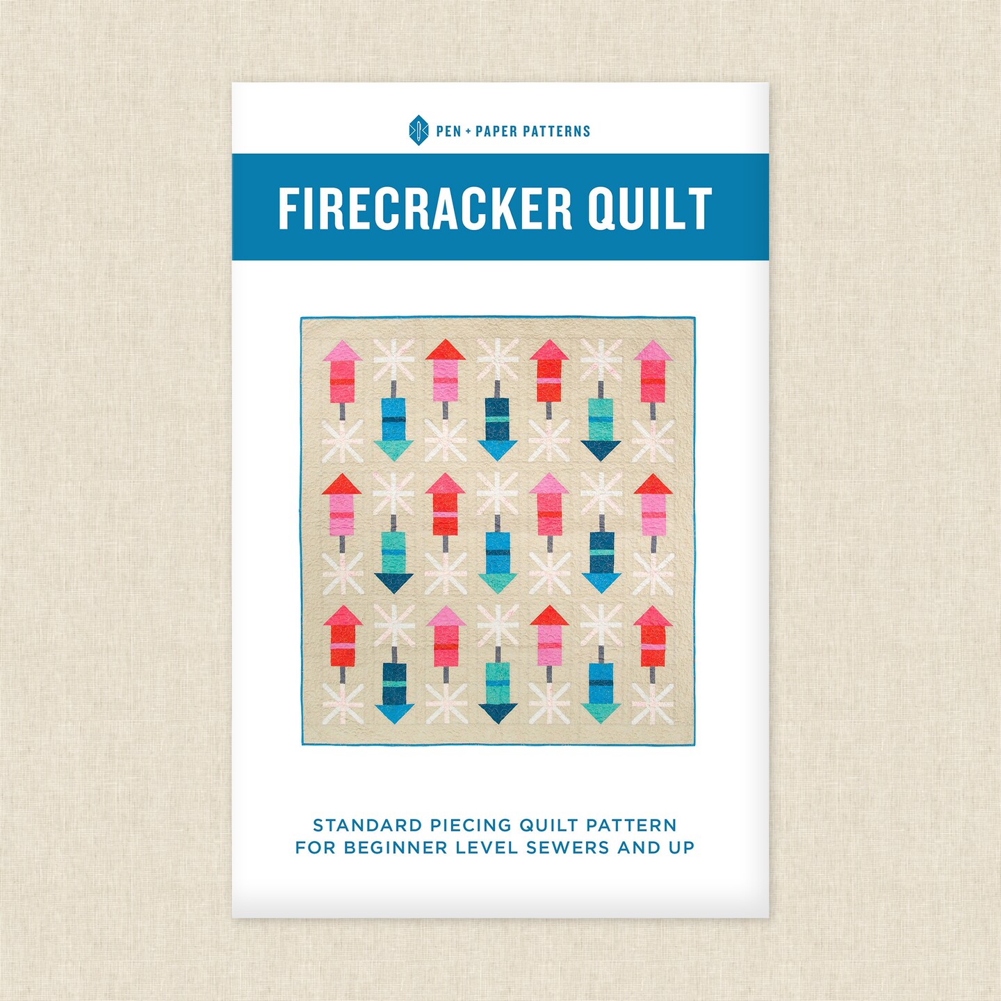Firecracker Quilt (ppp 22) | Pen and Paper Patterns | Sewing Pattern ...