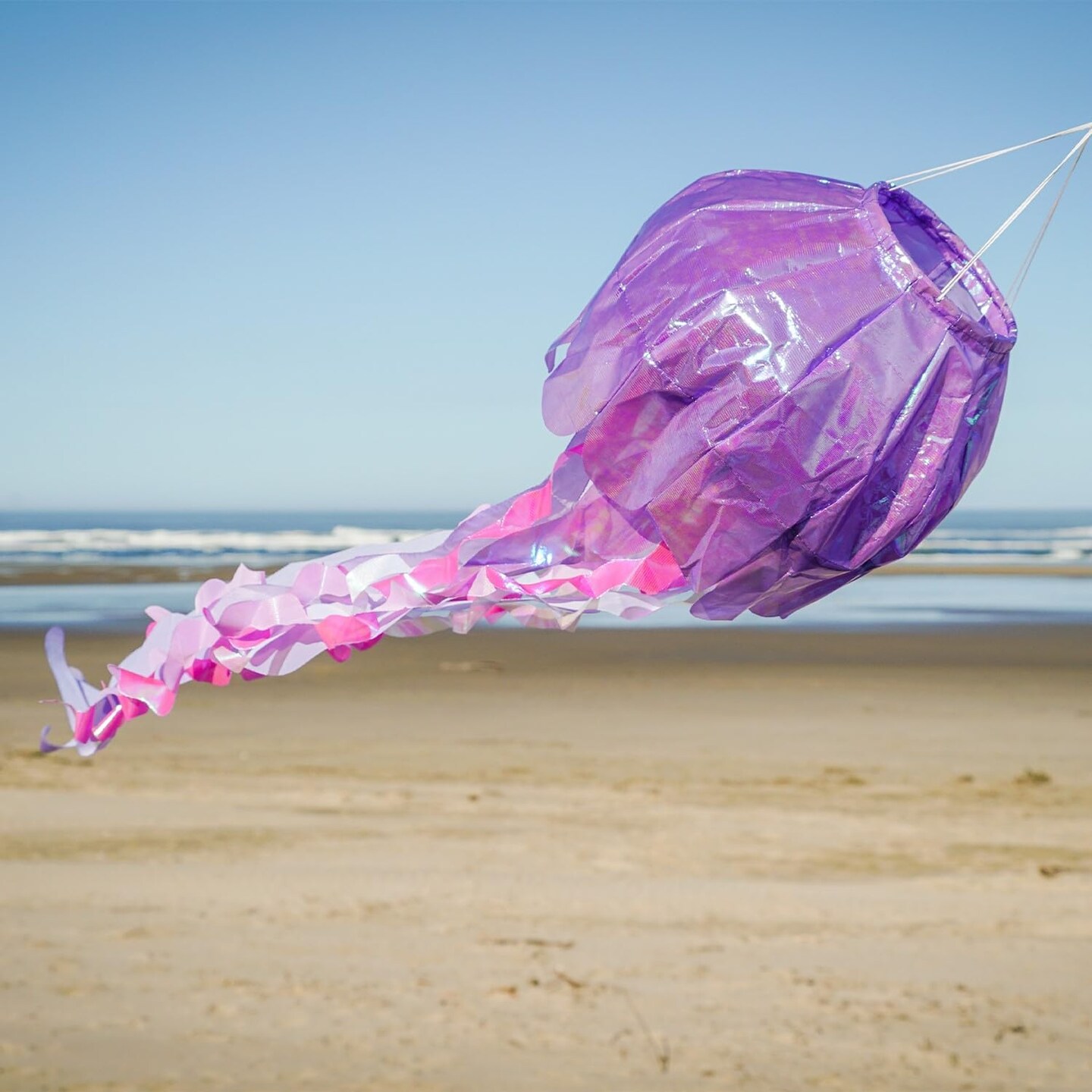 In the Breeze 5258 — 40-inch Purple Iridescent Jellyfish 3D Windsock ...