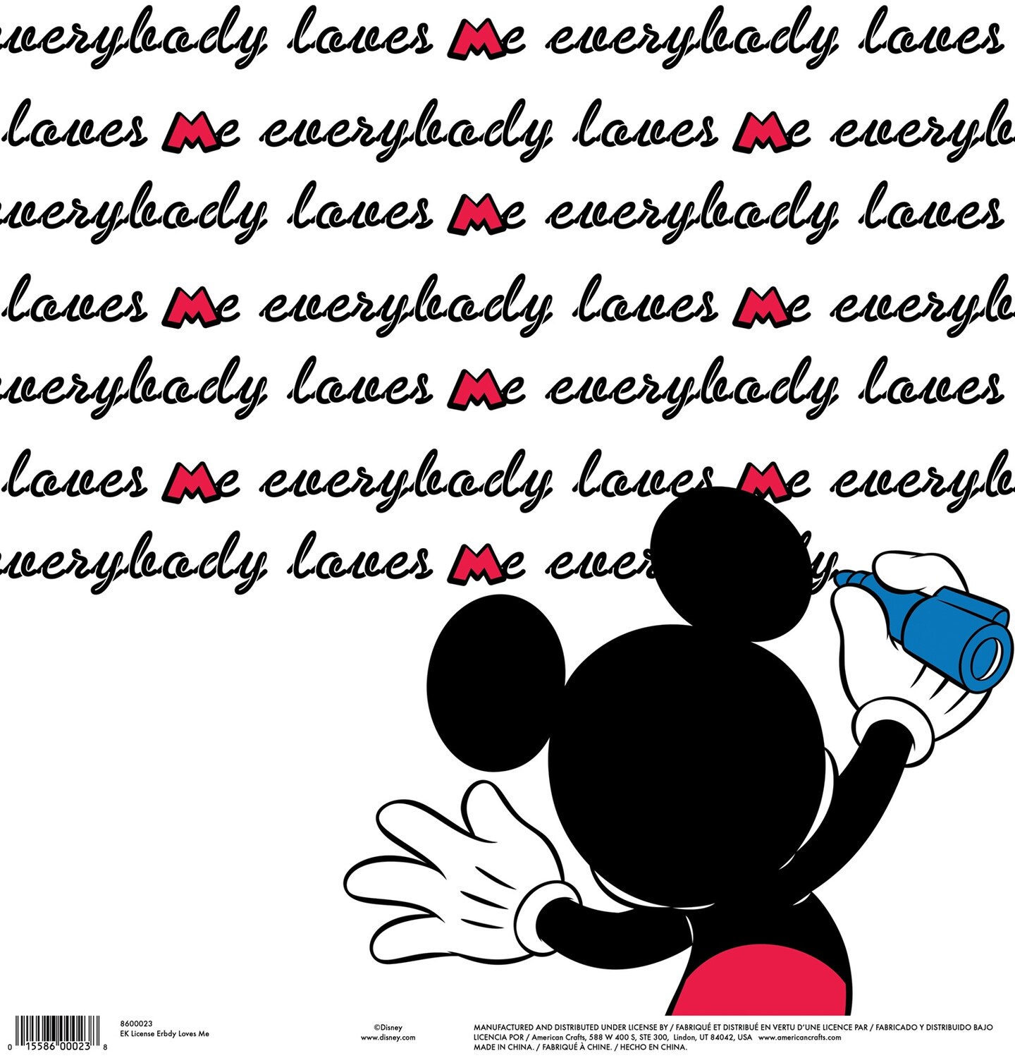 Ek Disney Single-Sided Cardstock 12"X12" | Michaels