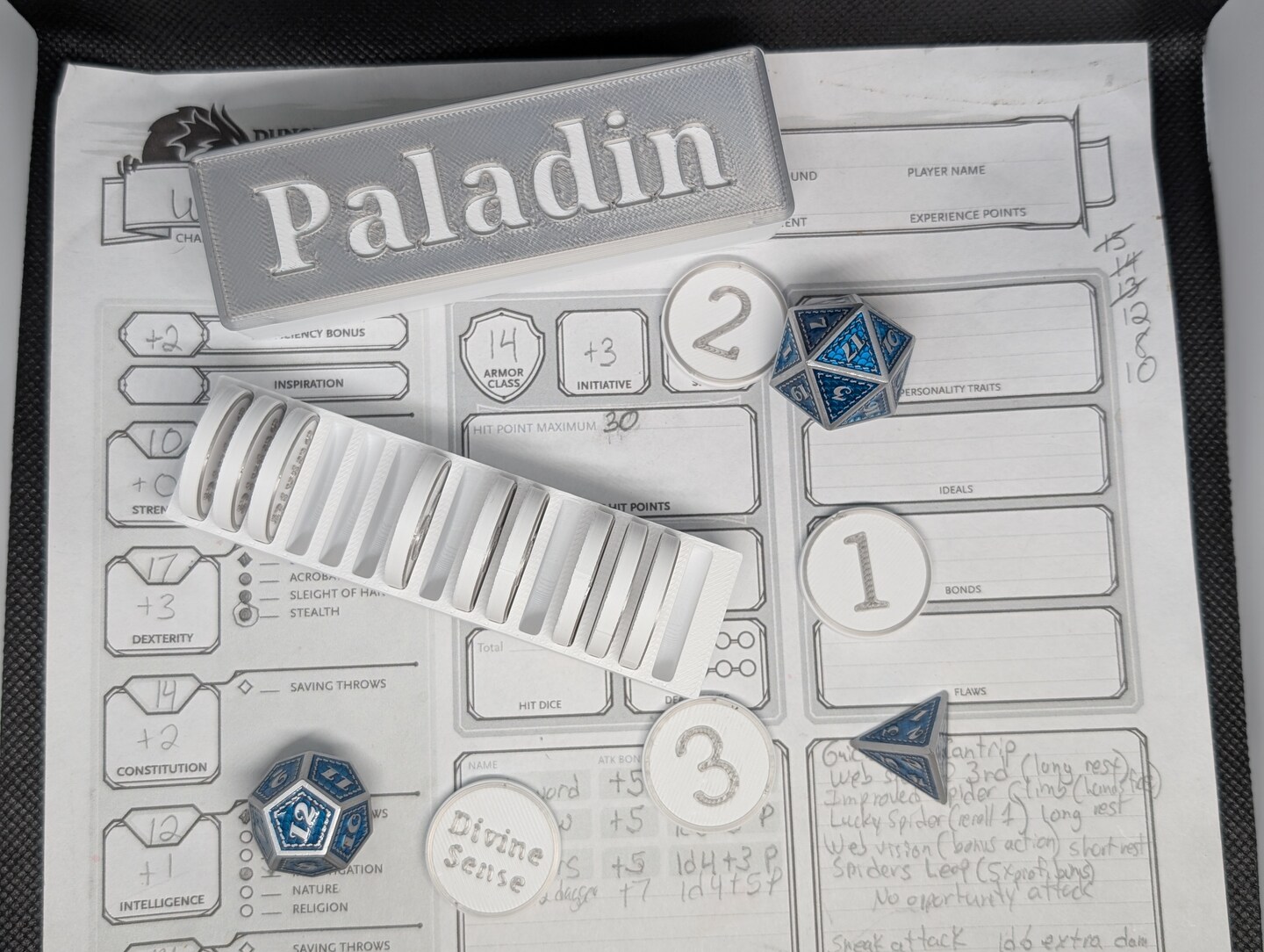 Paladin token set for DnD 5e to track limited powers. Every spell token ...