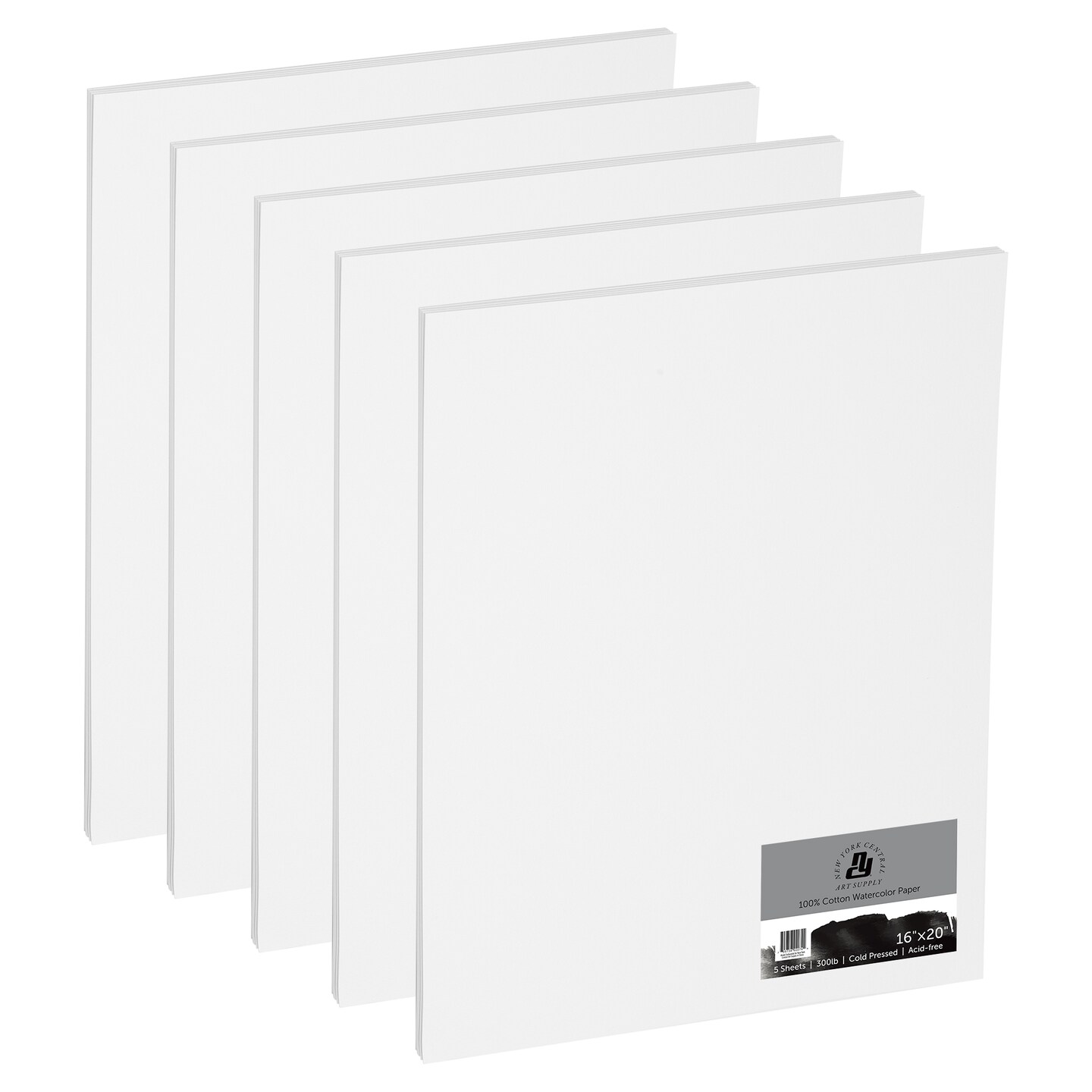 New York Central Watercolor Paper - 16x20" - 25 Sheets - 300 lb. Cold ...