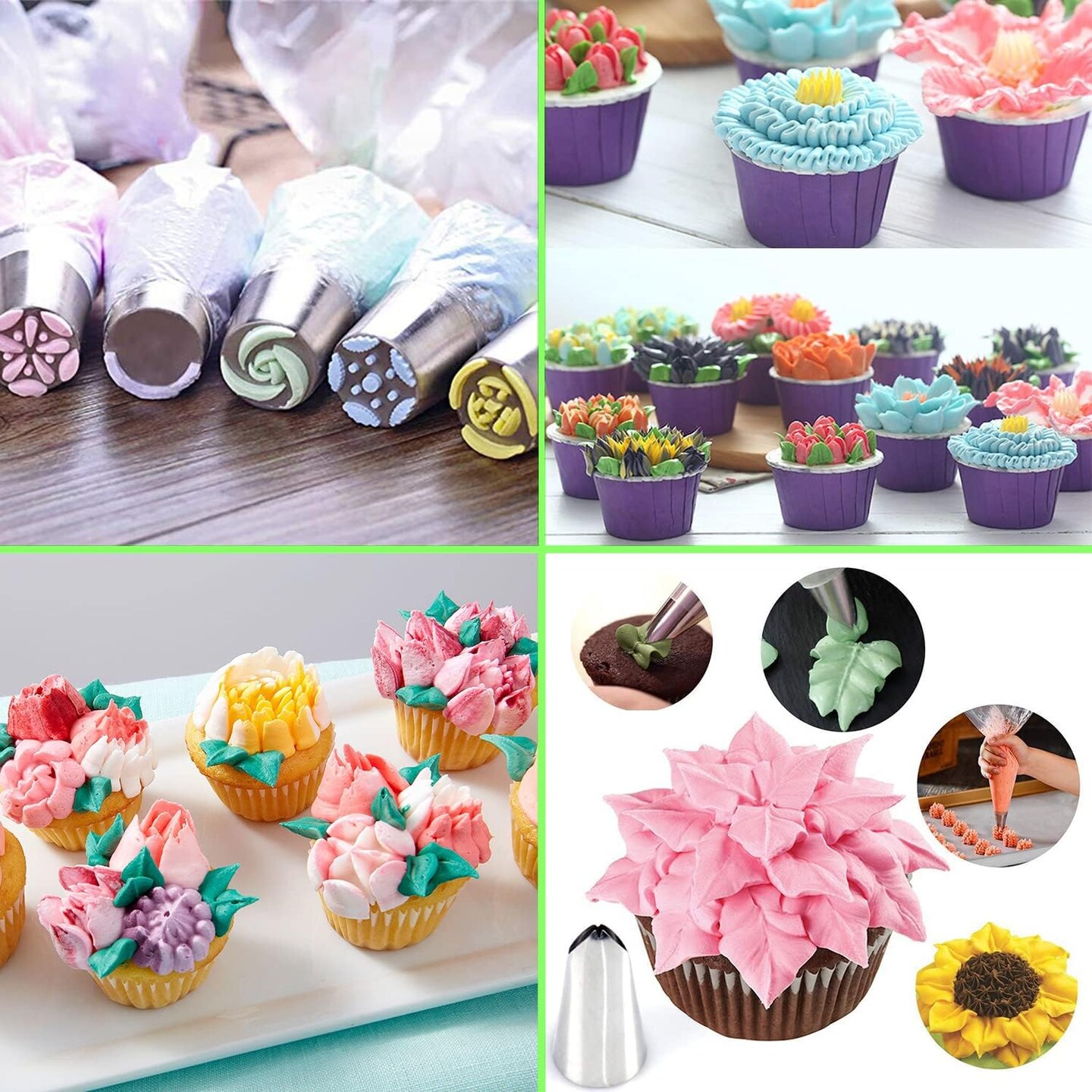 27 Pieces Easter Russian Piping Tips Set, Cake Decorating Tips Baking ...