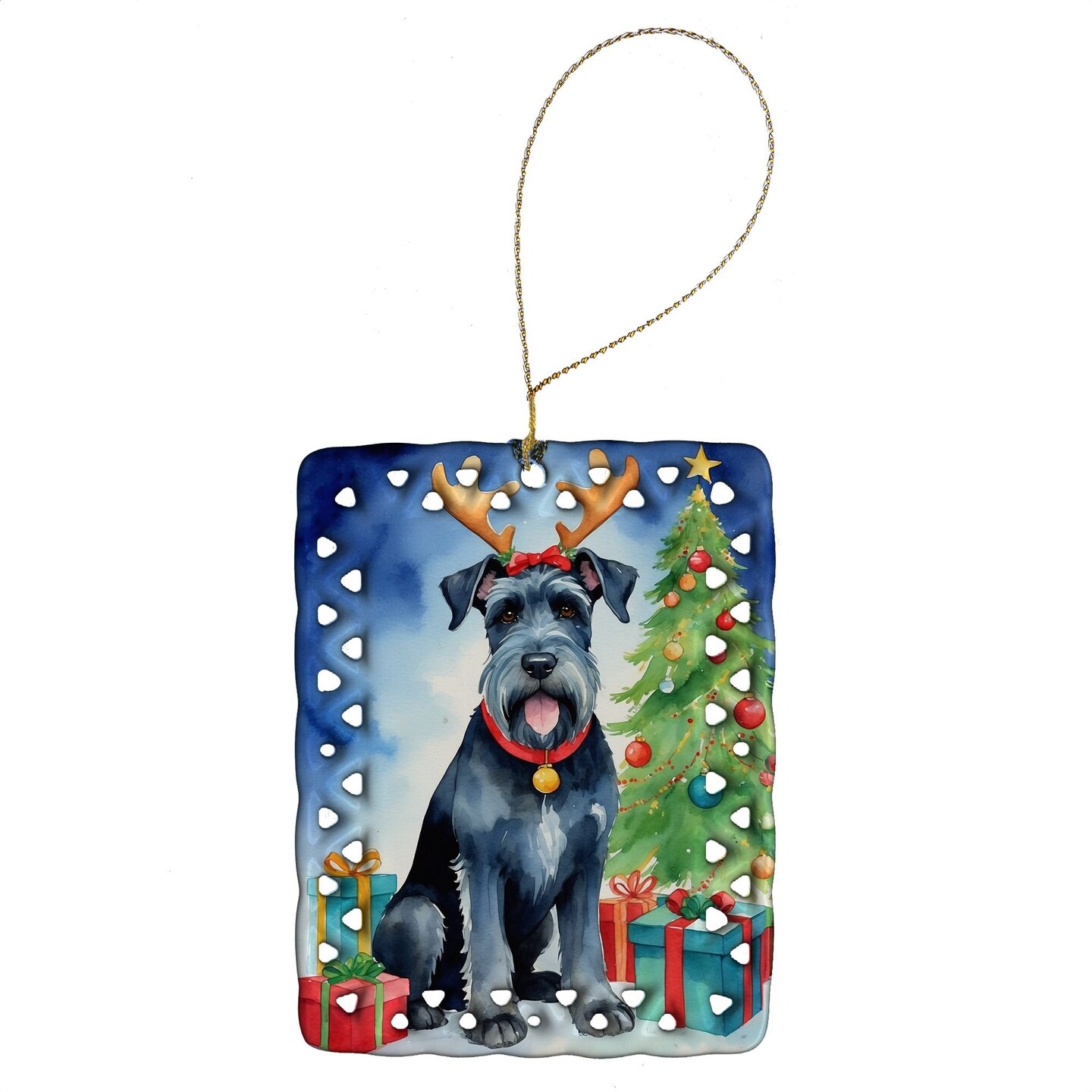 Edge Collections - 2.80" X 0.15" - Multicolor - Giant Schnauzer Pointer ...