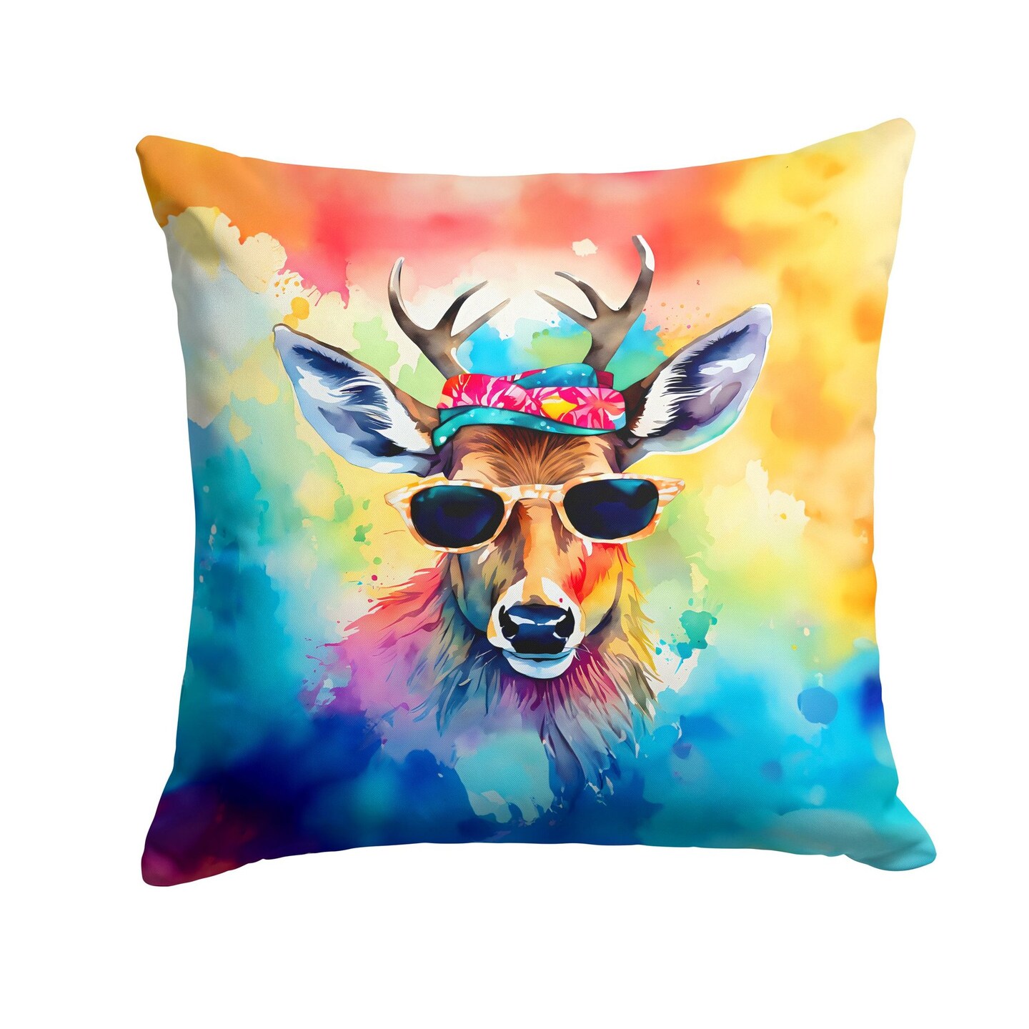 Edge Collections - 14" X 14" - Multicolor - Animal Deer NEW Throw ...