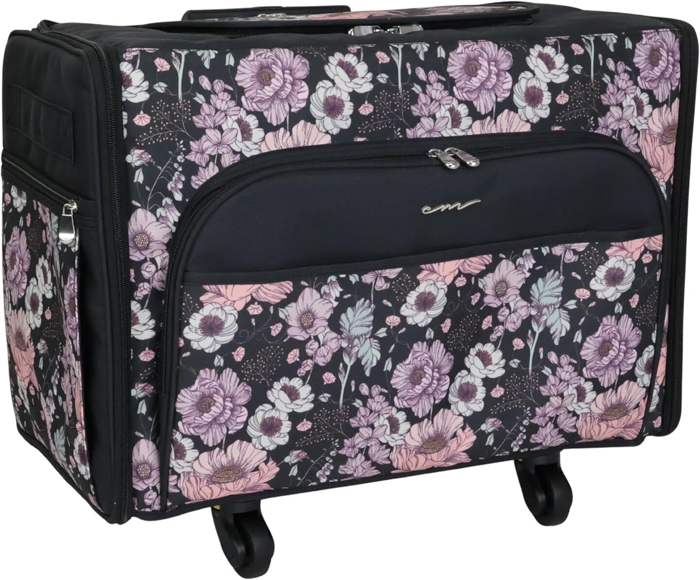 Everything Mary XL 4 Wheel Collapsible Rolling Sewing Machine Storage ...