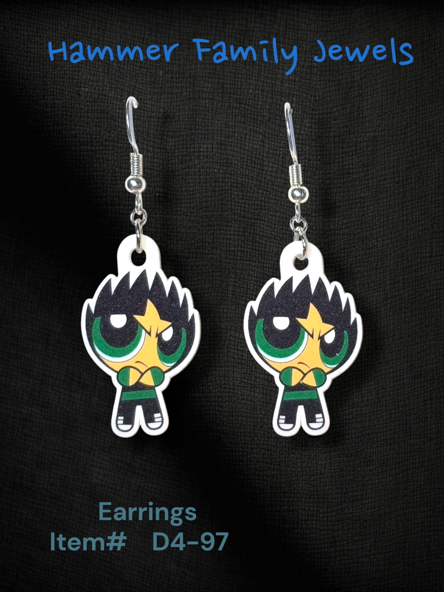 Powerpuff Girls Butch Fan Art Earrings | MakerPlace by Michaels