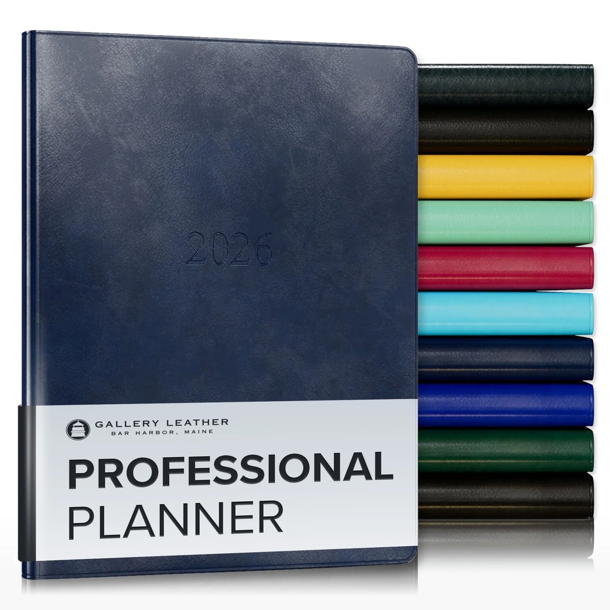 Gallery Leather Professional Weekly Monthly Planner 2026, Elegantly ...